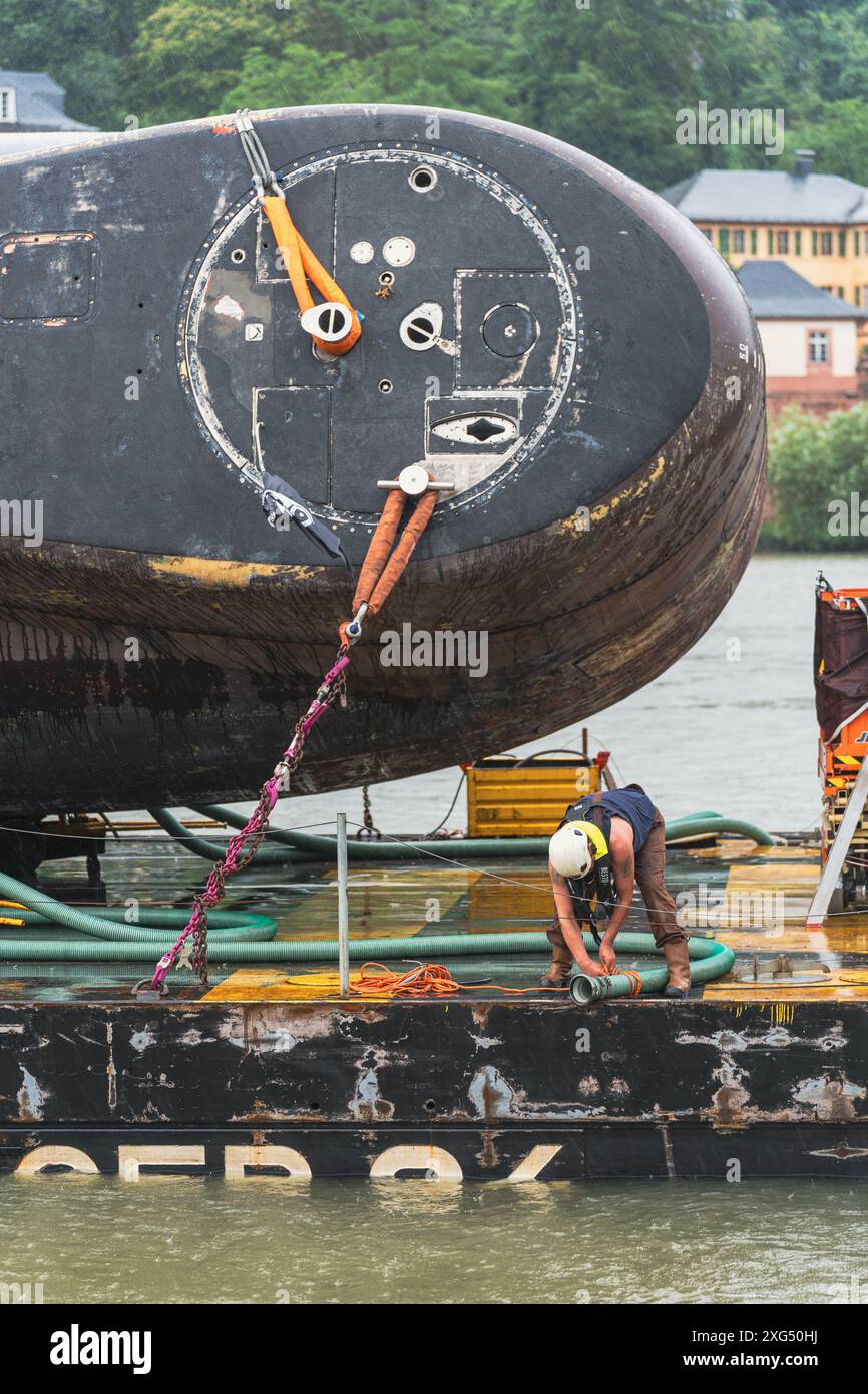Speyer, Germany. 6th July, 2024. Close-up of the U17 front with a crew ...
