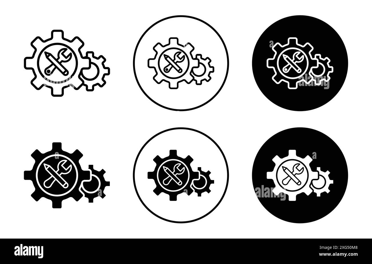 Business Development Icon Vector Logo Set Collection For Web App Ui