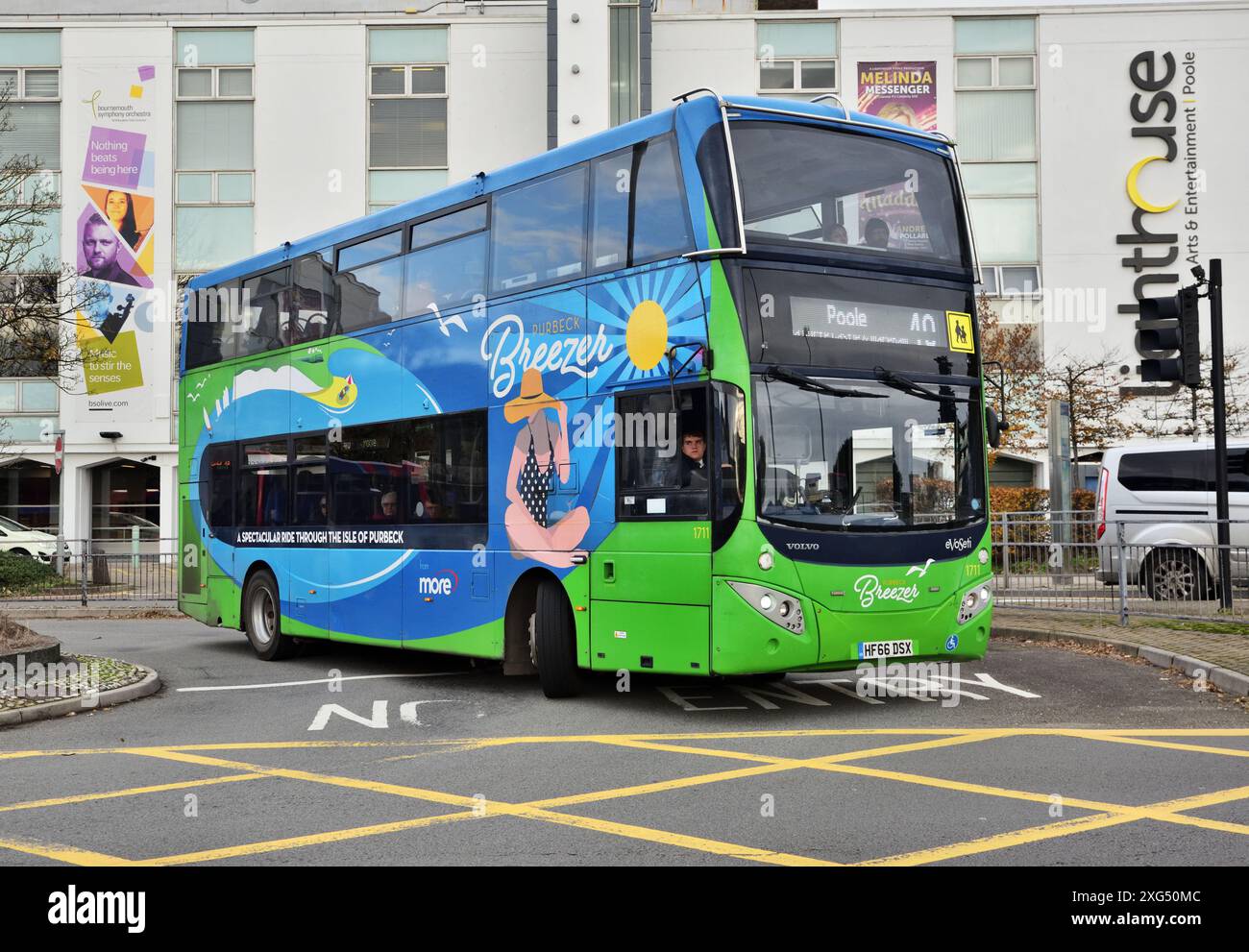 Morebus 1711 (HF66 DSX), a Volvo B5TL with MCV EvoSeti CO45/29F ...