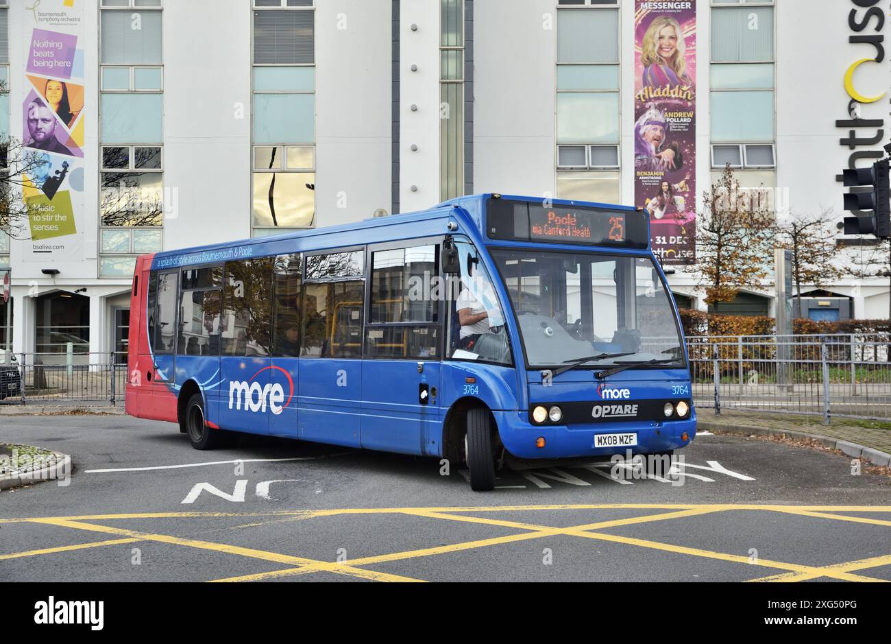 Morebus 3764 (MX08 MZF), an Optare Solo M850 acquired from Maytree ...