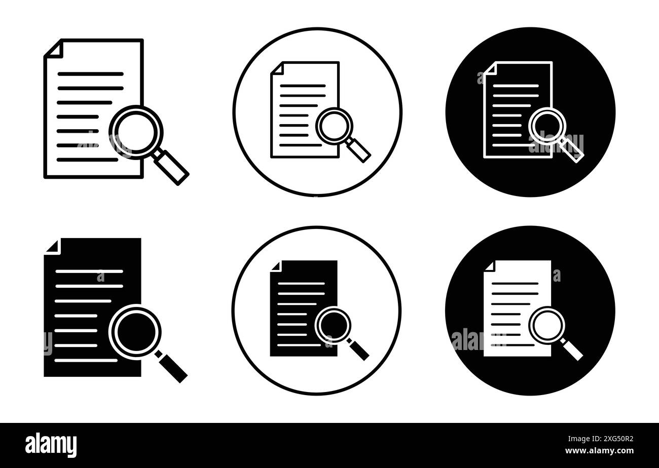 case study icon vector logo set collection for web app ui Stock Vector Image & Art - Alamy