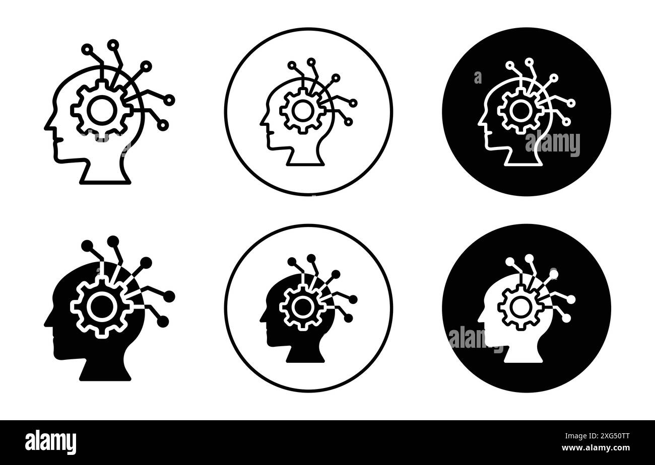 Critical Thinking icon vector logo set collection for web app ui Stock Vector Image & Art - Alamy