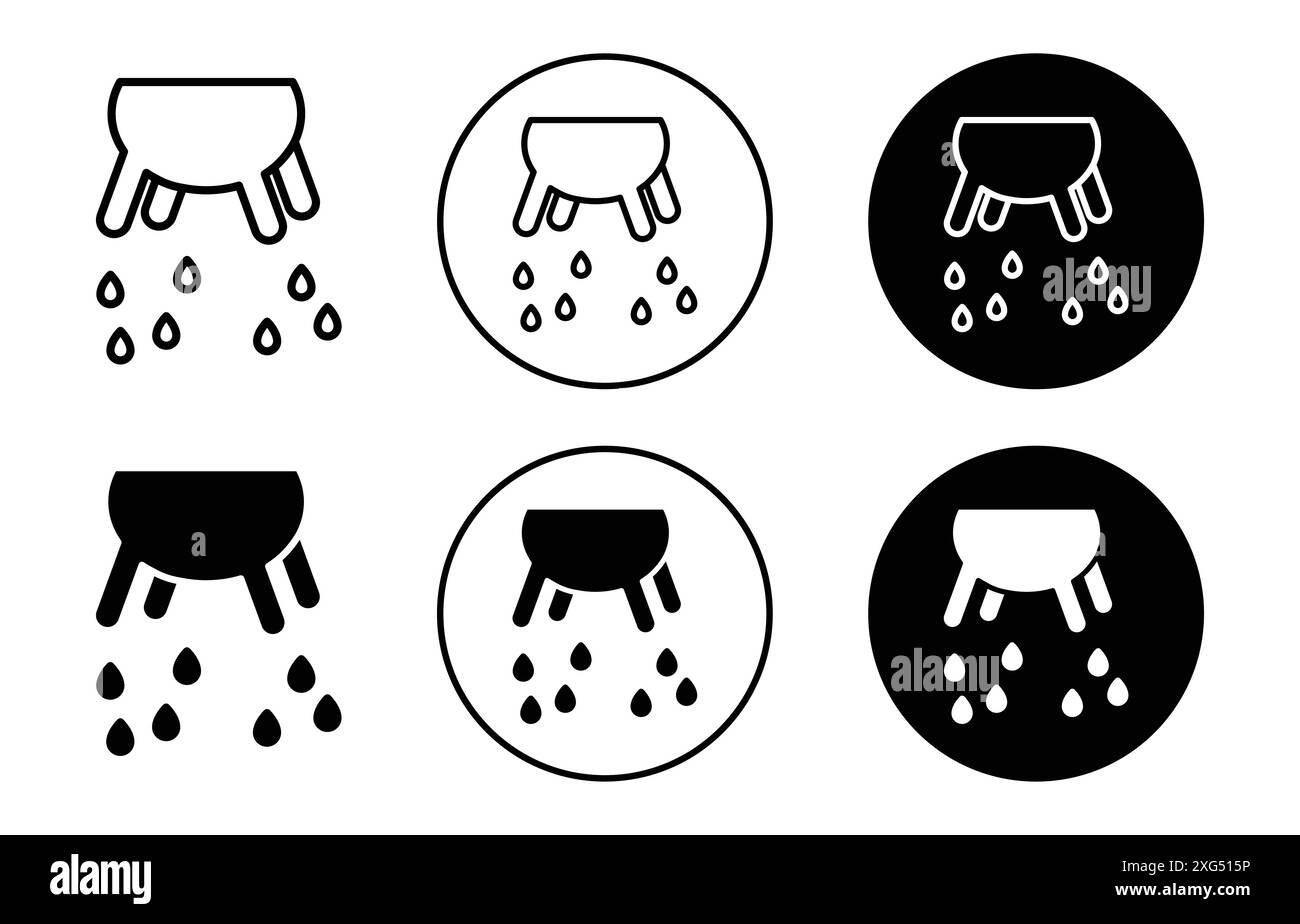 Cow Udder icon vector logo set collection for web app ui Stock Vector ...