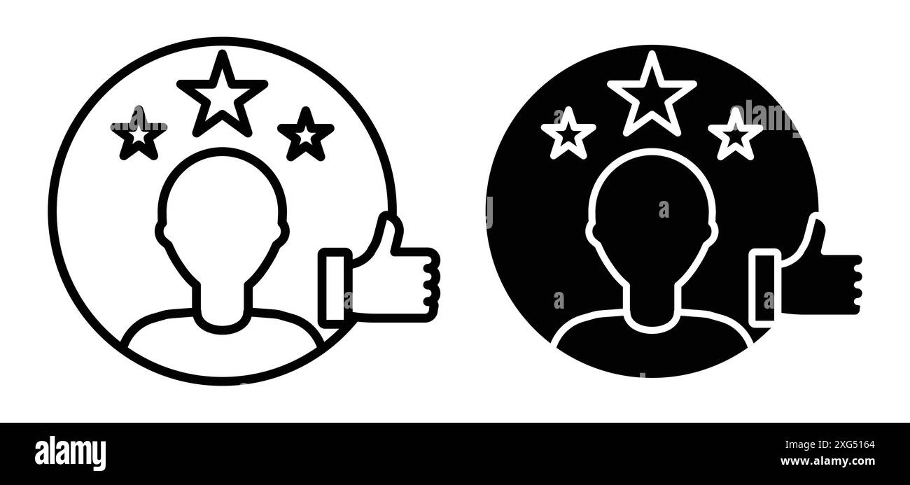 Customer experience icon vector logo set collection for web app ui ...