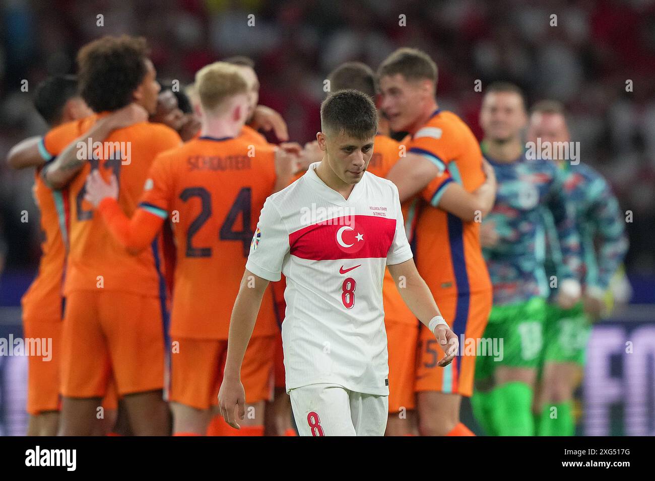 Berlin, Germany. 06th July, 2024. Turkey's Arda Guler during the Euro ...