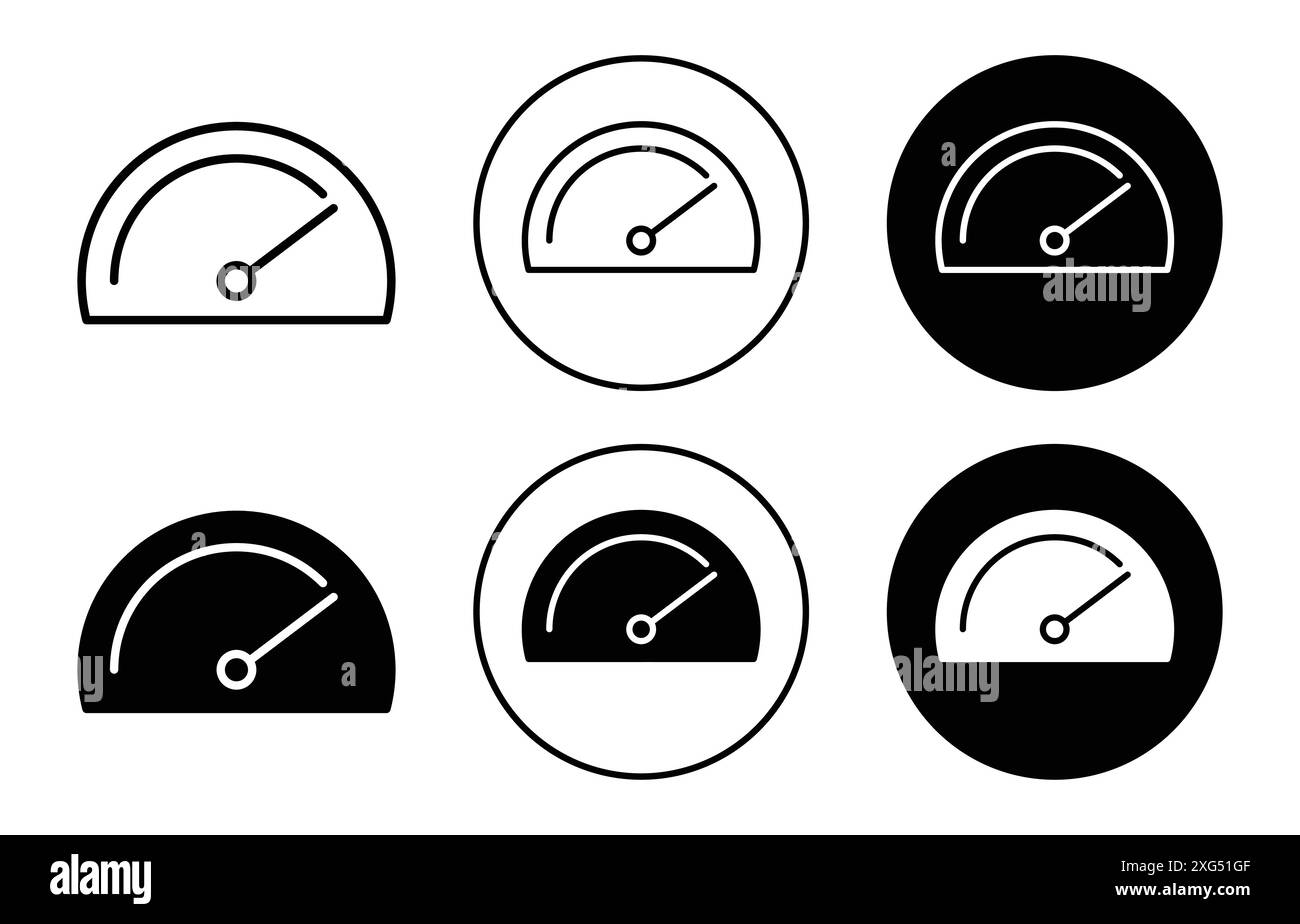 Download speed icon vector logo set collection for web app ui Stock Vector Image & Art - Alamy