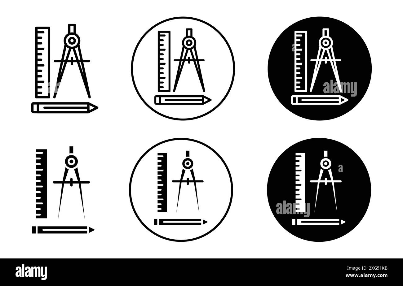 Geometry icon vector logo set collection for web app ui Stock Vector ...