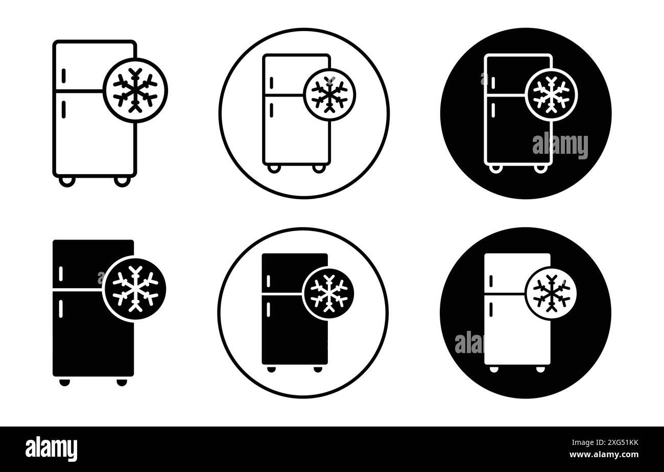 Freezer food symbol icon Cut Out Stock Images & Pictures - Alamy