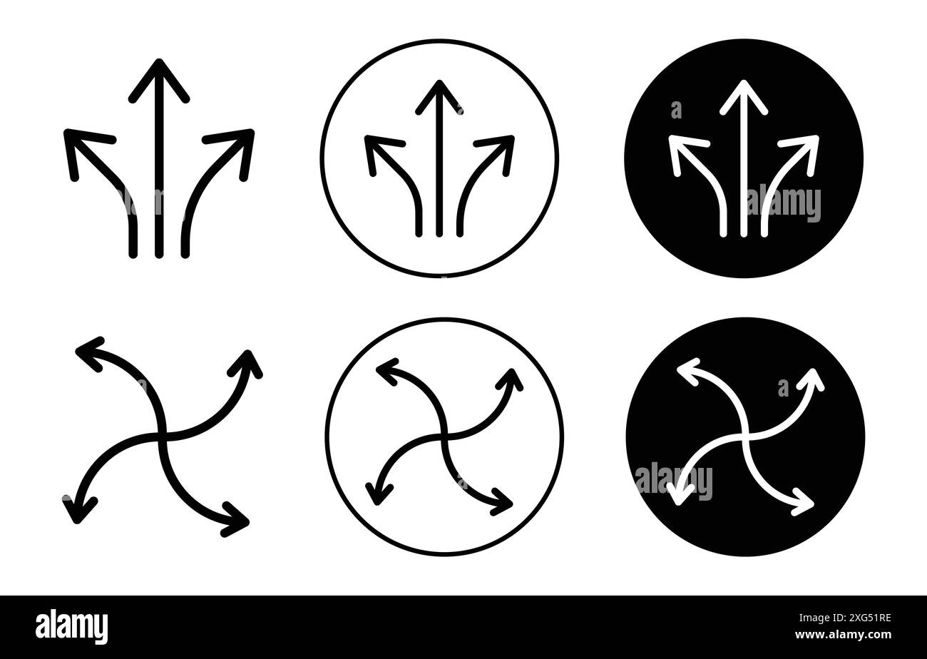 flexibility icon vector logo set collection for web app ui Stock Vector ...