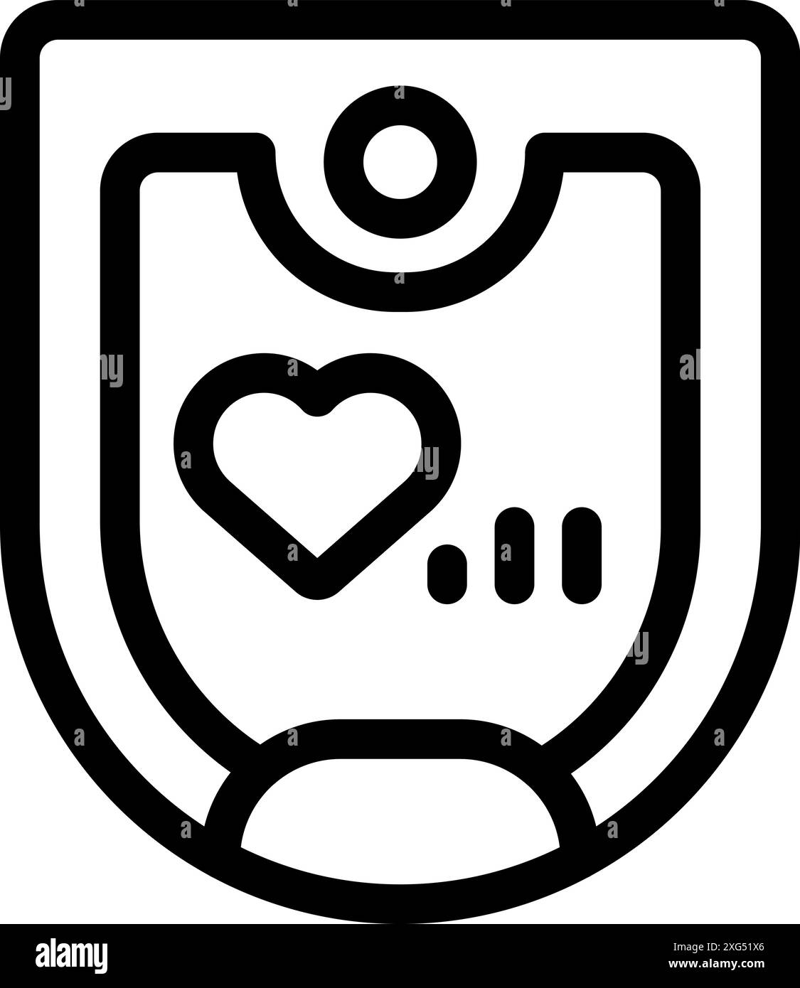 Health insurance protecting patient heartbeat with shield Stock Vector ...