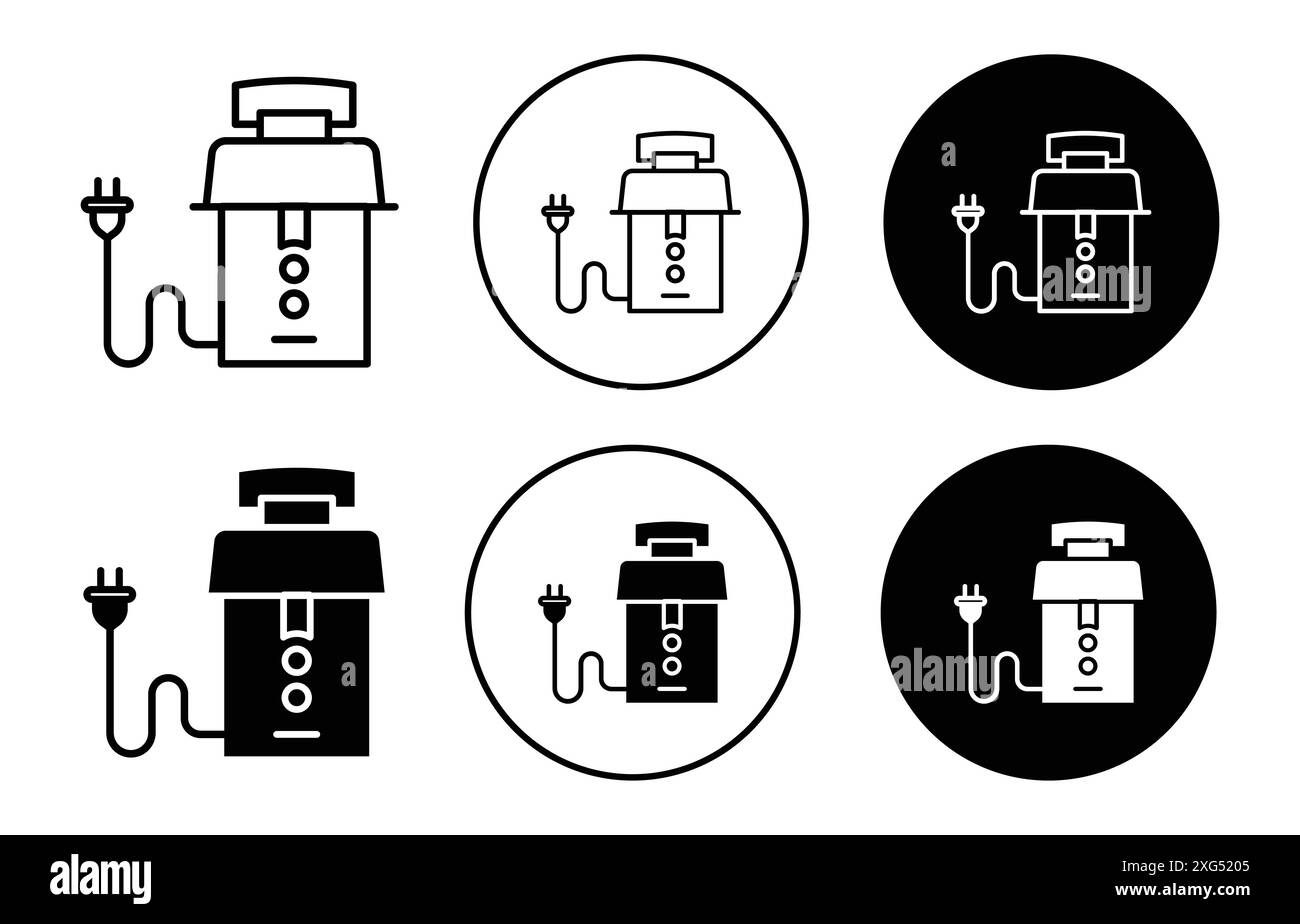 garbage disposal icon vector logo set collection for web app ui Stock Vector Image & Art - Alamy
