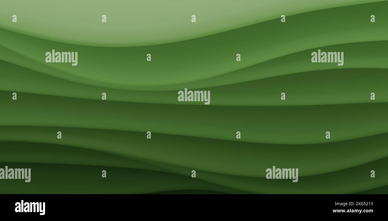 Green wavy line hi-res stock photography and images - Alamy