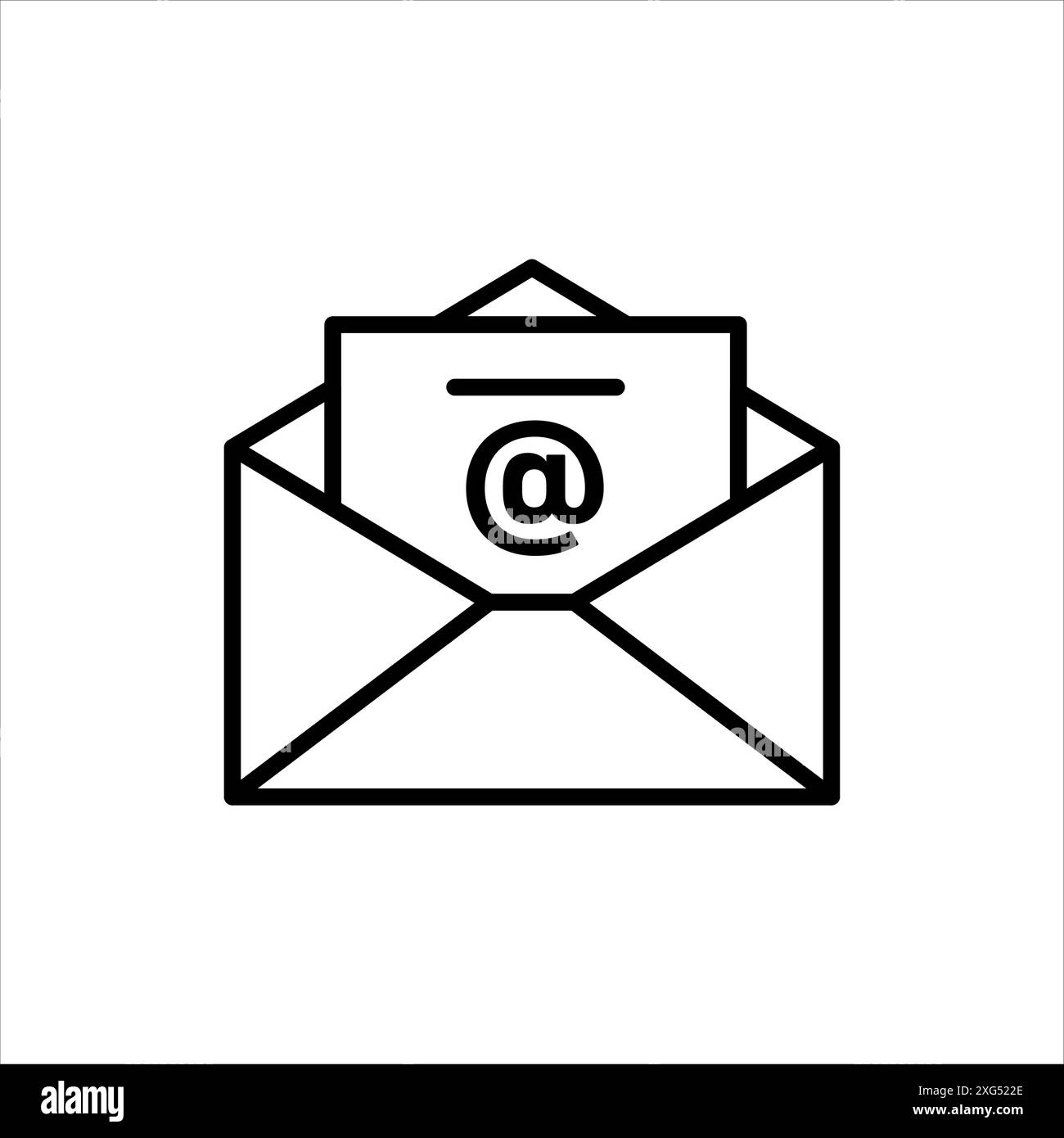 Open Email icon vector logo set collection for web app ui Stock Vector ...