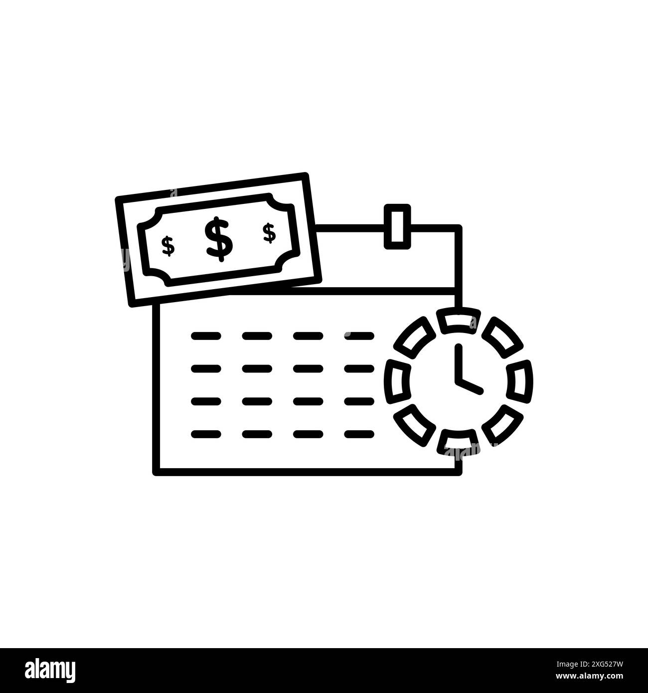 Payment Due Date Icon Vector Logo Set Collection For Web App Ui Stock Vector Image And Art Alamy 