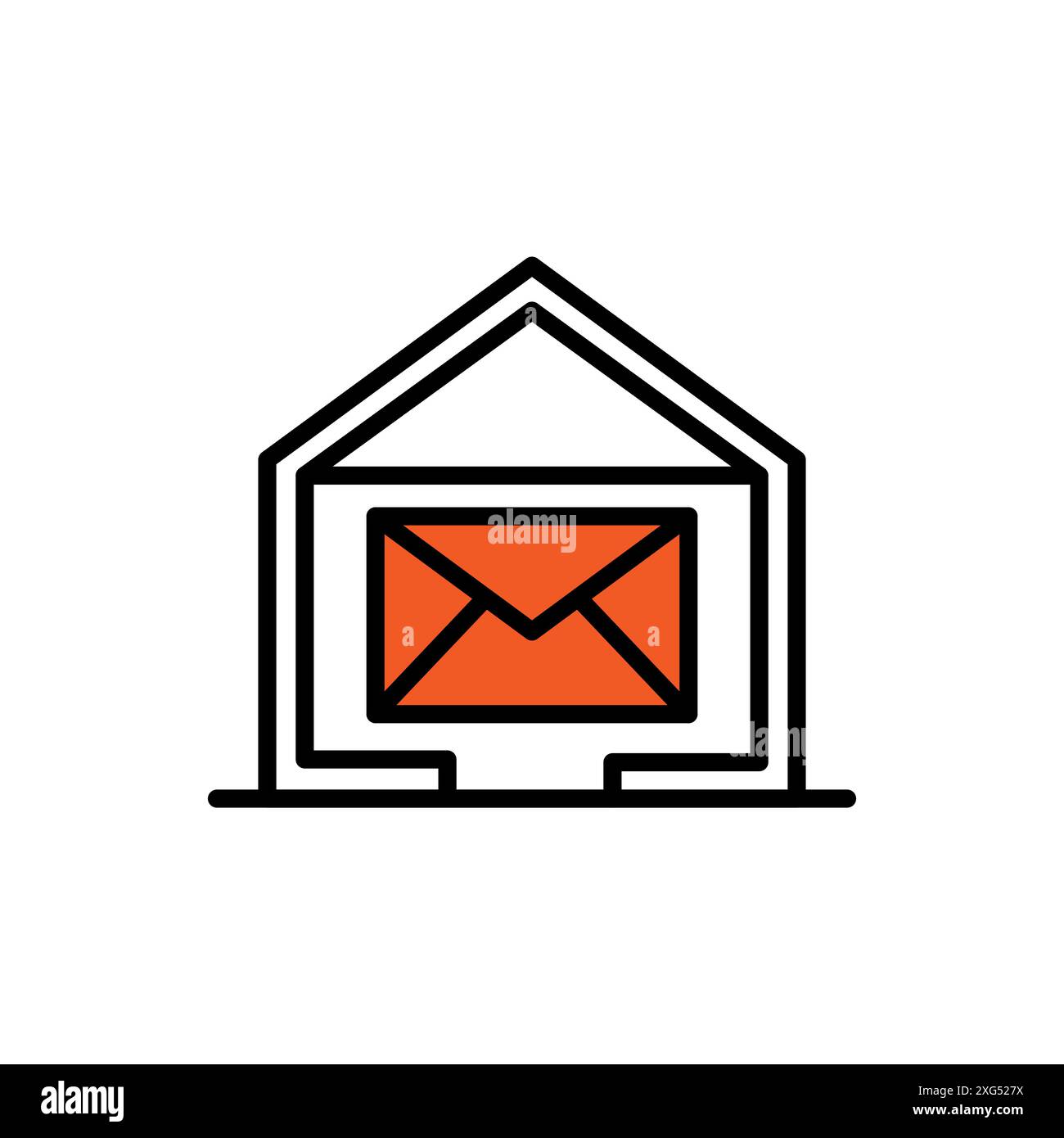 Post Office icon vector logo set collection for web app ui Stock Vector ...