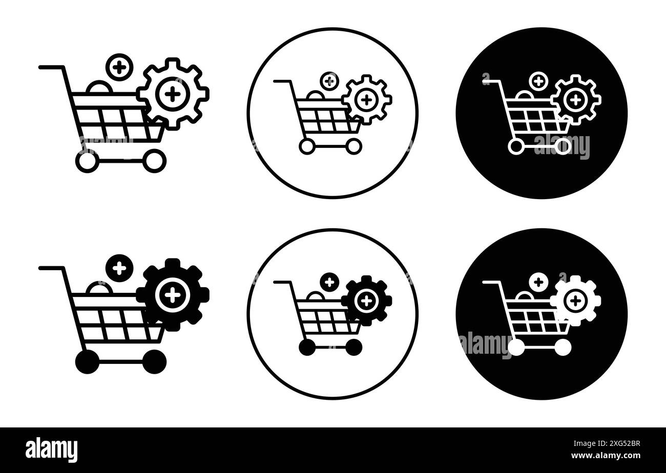 procurement icon vector logo set collection for web app ui Stock Vector ...