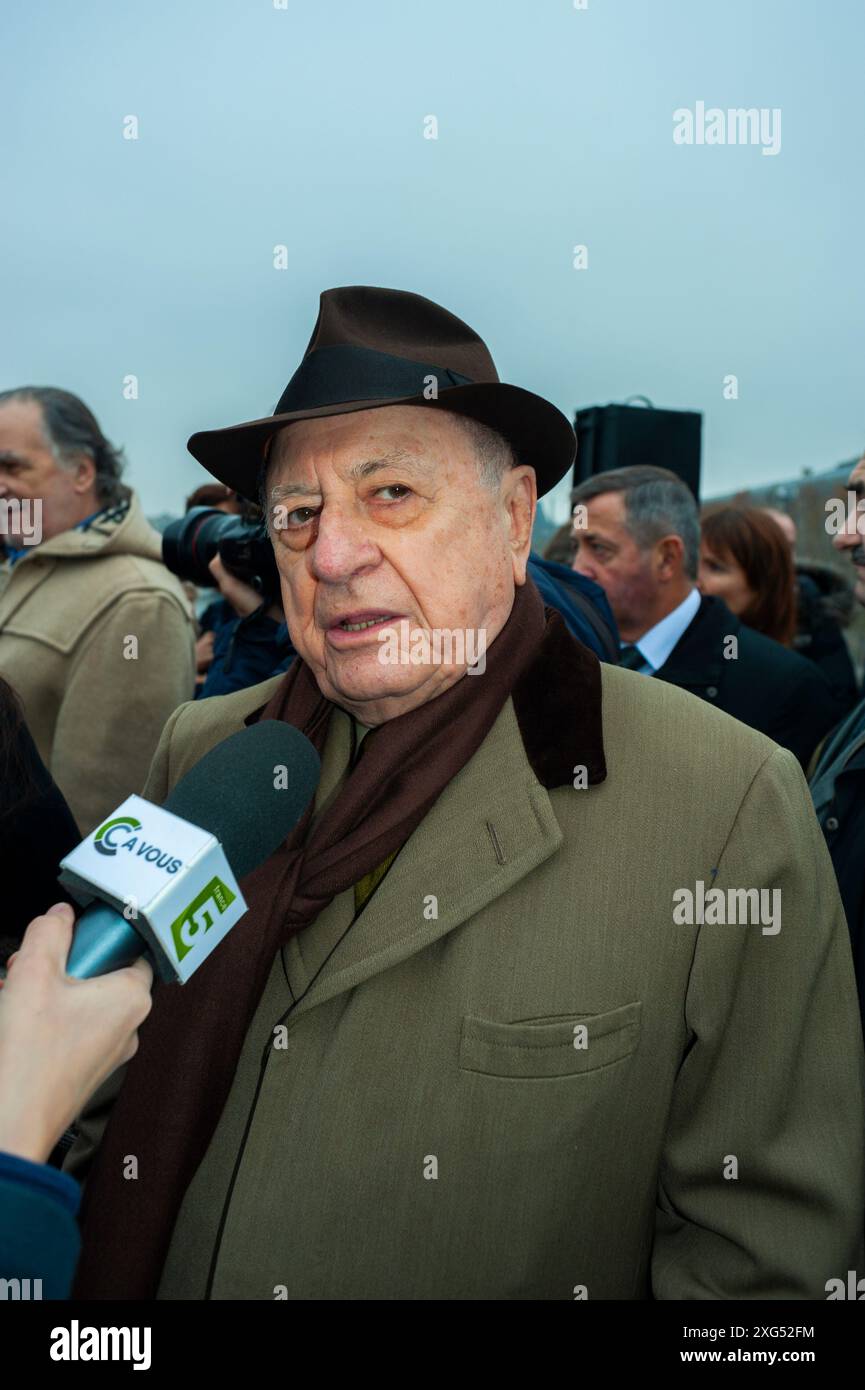 Paris, France, "Pierre Bergé ", Portrait French Businessman, (at Homage ...
