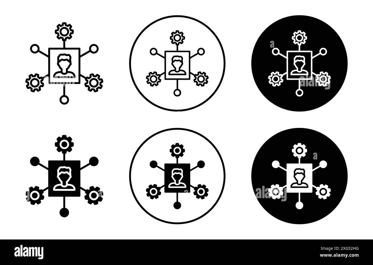 Skills set icon vector logo set collection for web app ui Stock Vector Image & Art - Alamy