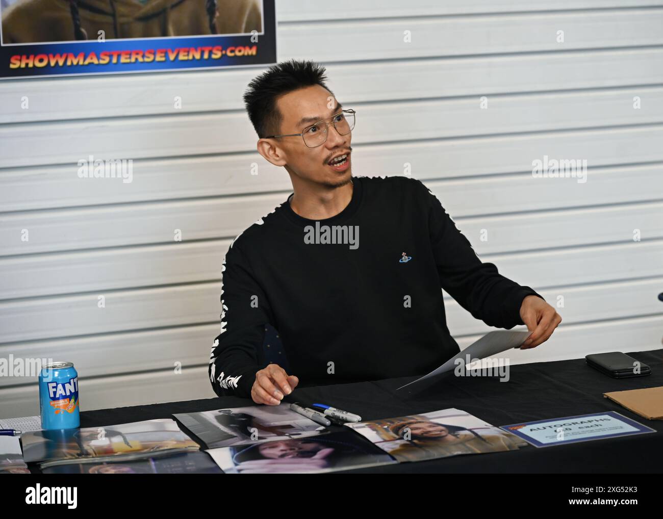 LONDON, UK. 6th July, 2024. Michael Vu at the Film and TV star signing ...