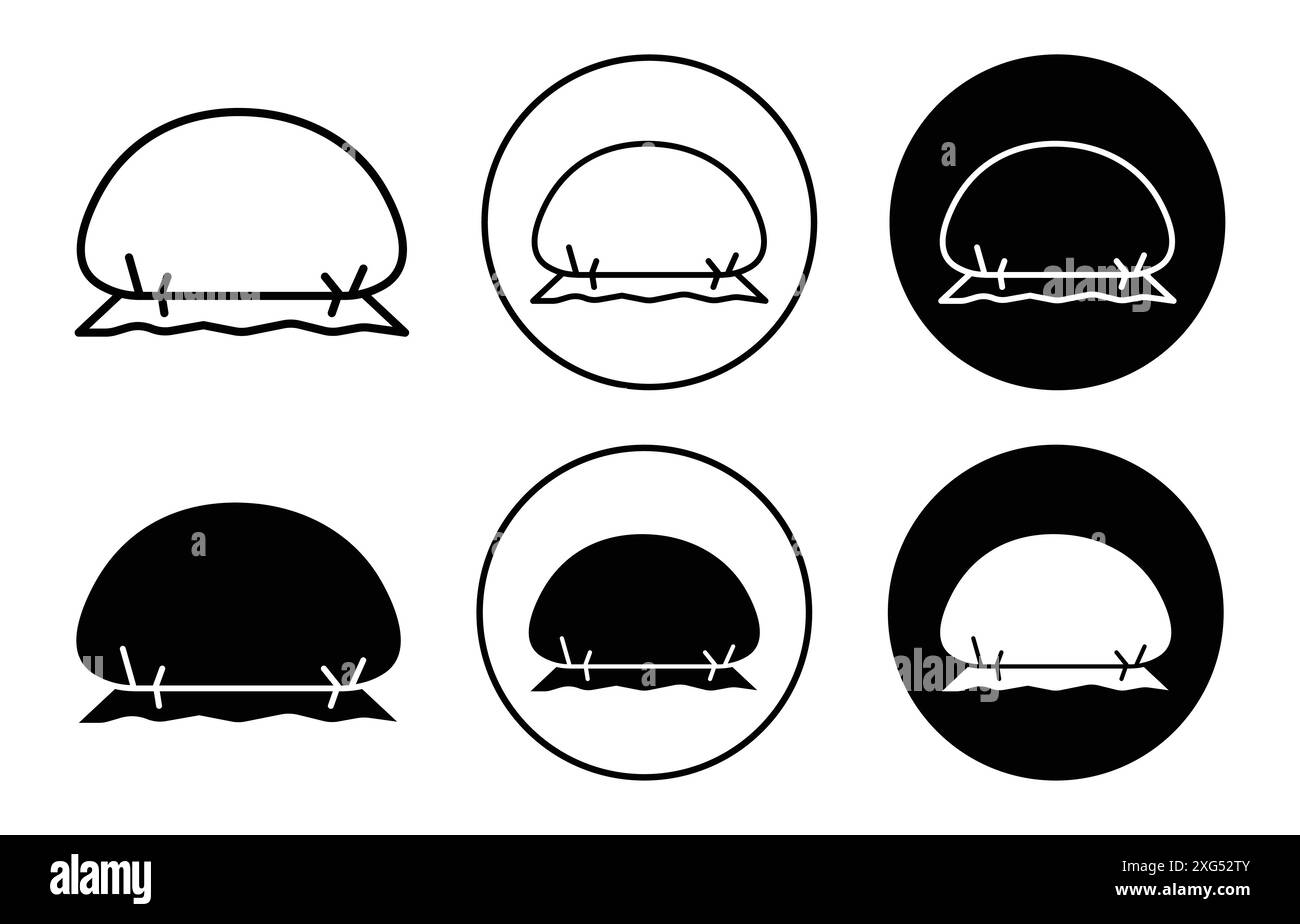 Shower cap icon vector logo set collection for web app ui Stock Vector ...