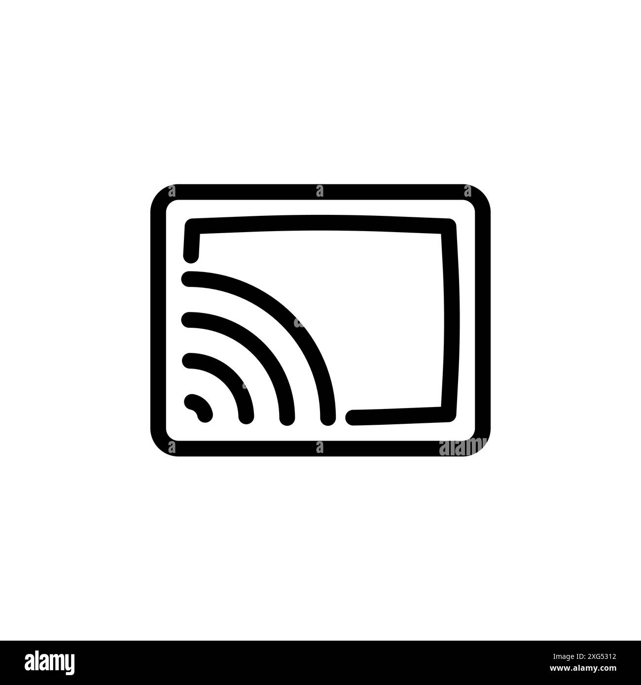 Screencast Icon vector logo set collection for web app ui Stock Vector Image & Art - Alamy