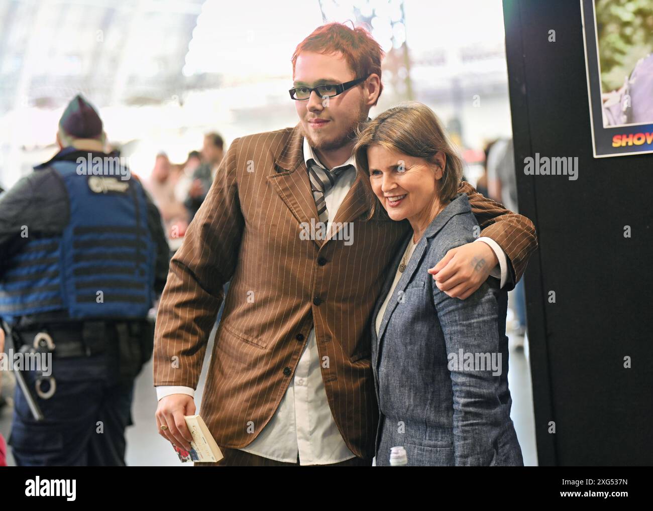 LONDON, UK. 6th July, 2024. Sophie Aldred at the Film and TV star ...