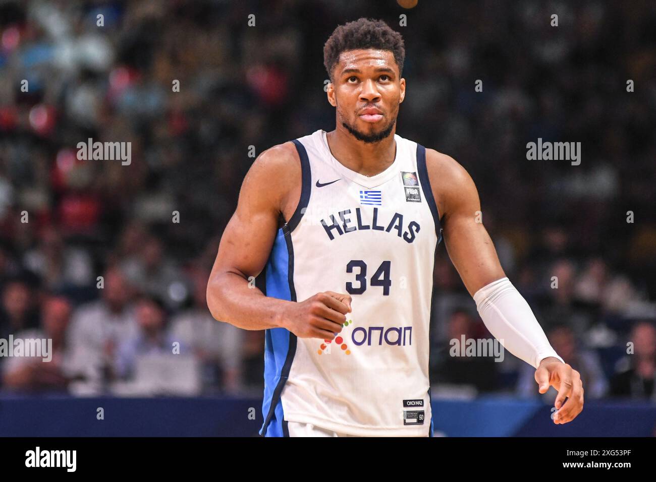 Giannis Antetokounmpo (Greece). FIBA Olympic Qualifying Tournament ...