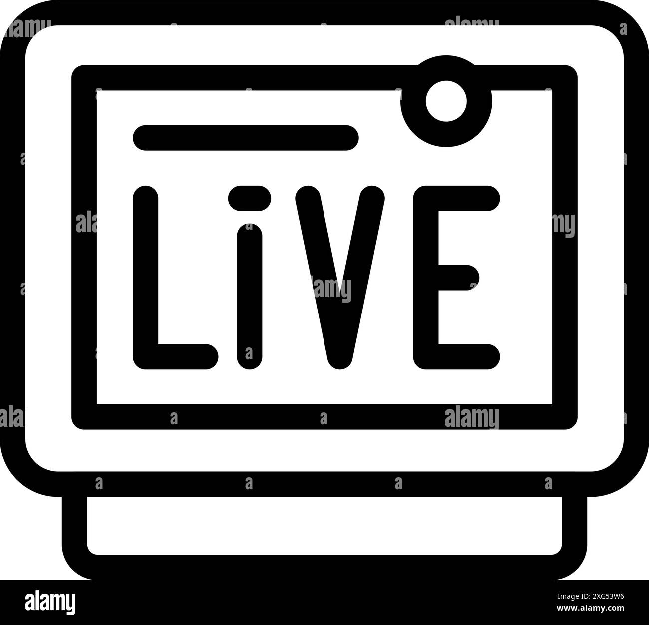 Newscast screen Black and White Stock Photos & Images - Alamy