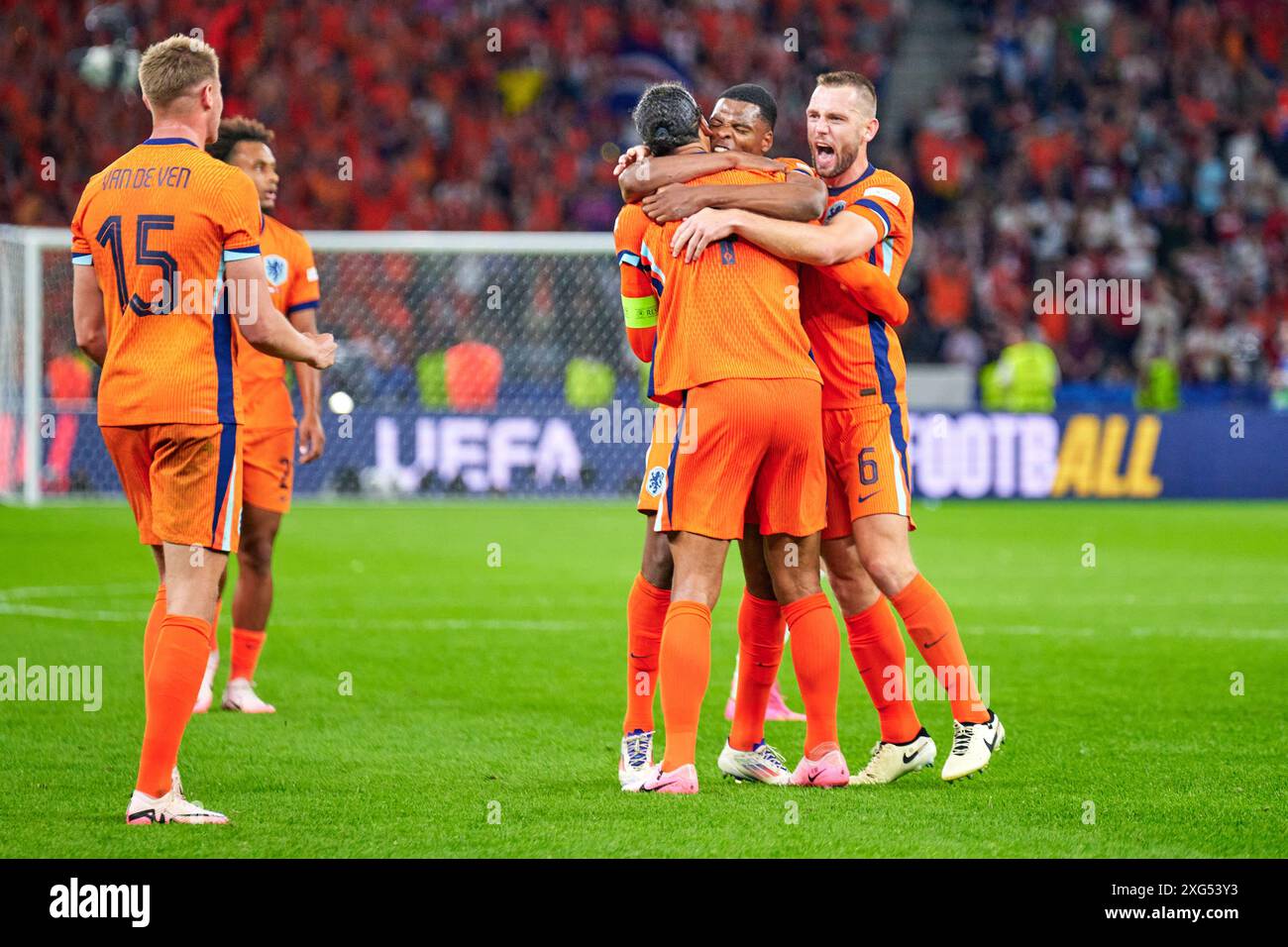 Niederlande jubelt, GER, UEFA Euro 2024, Fussball Herren, UEFA EM 2024, Viertelfinale, Quarter ...