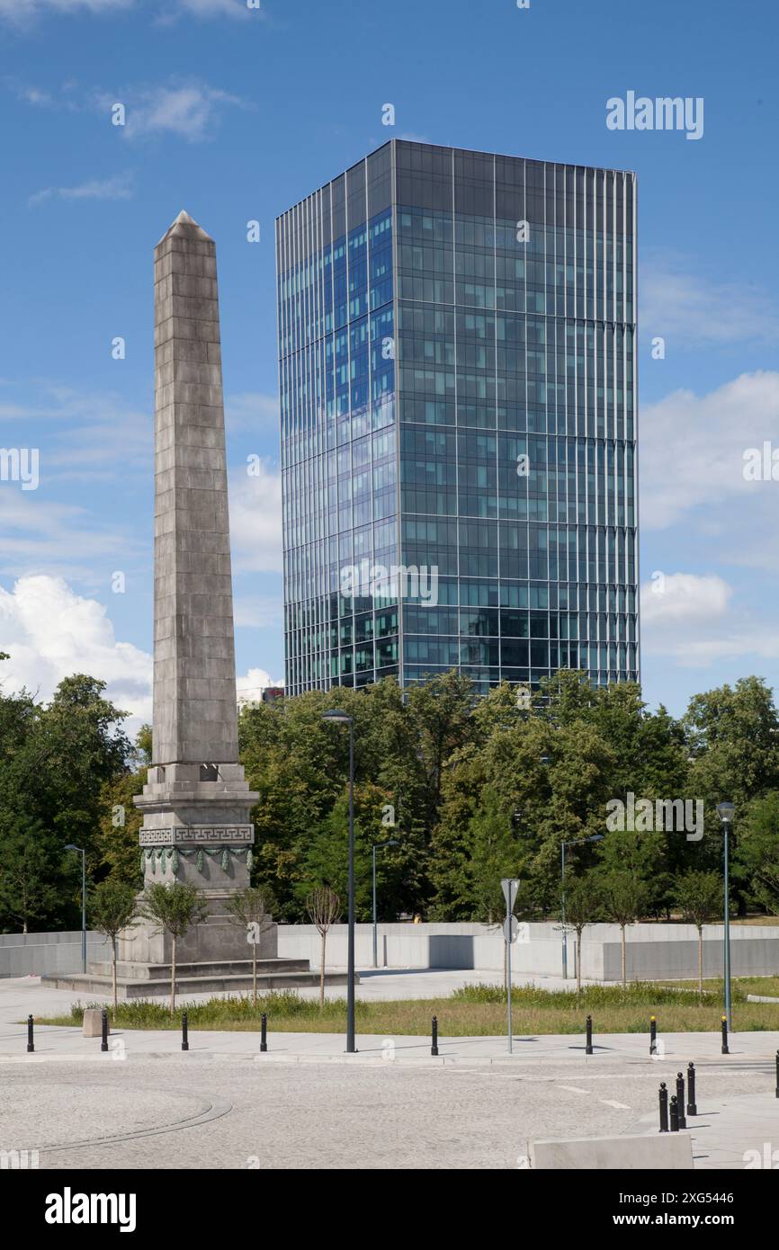 Warsaw one building office hi-res stock photography and images - Alamy