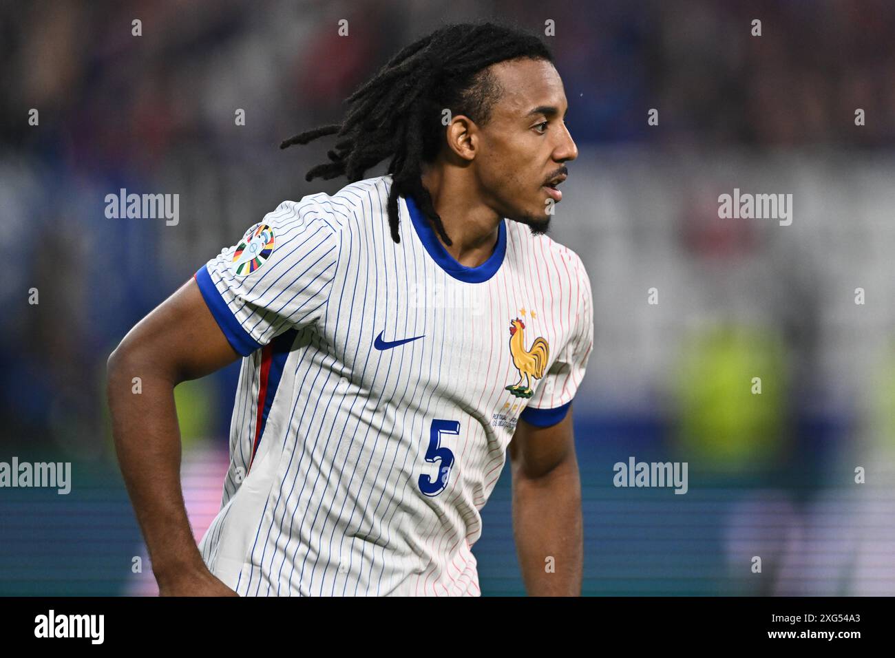 HAMBURG, GERMANY - JULY 5: Jules Kounde of France during the UEFA EURO ...