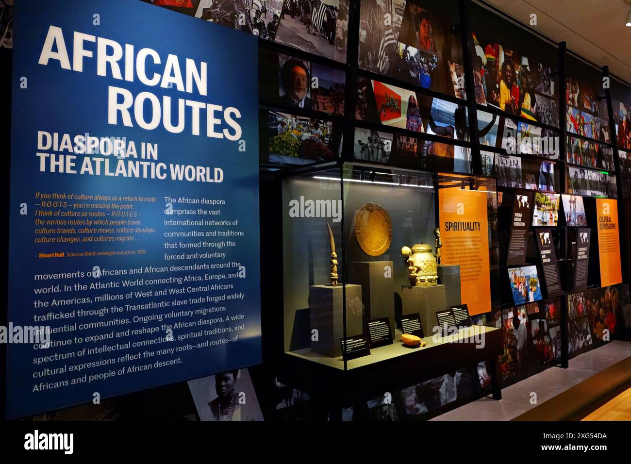 A display featuring the Enslaved African Journey at the International ...