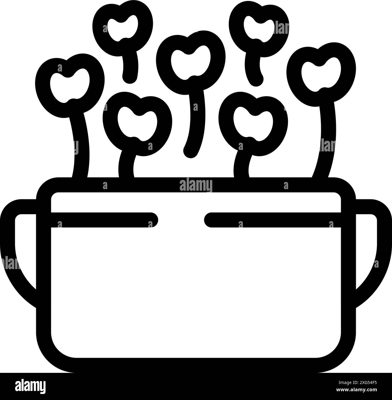 Healthy nutrition microgreens background Black and White Stock Photos ...