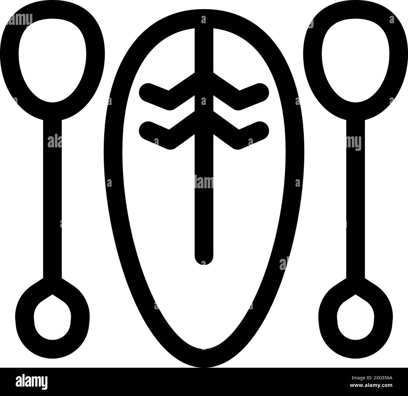 Rowing team is synchronizing their movement using oars with blades in ...