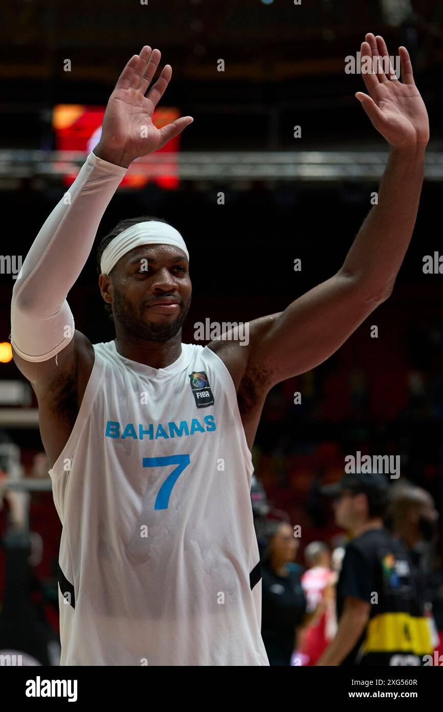 Buddy Hield from Bahamas team seen in action during the game between ...