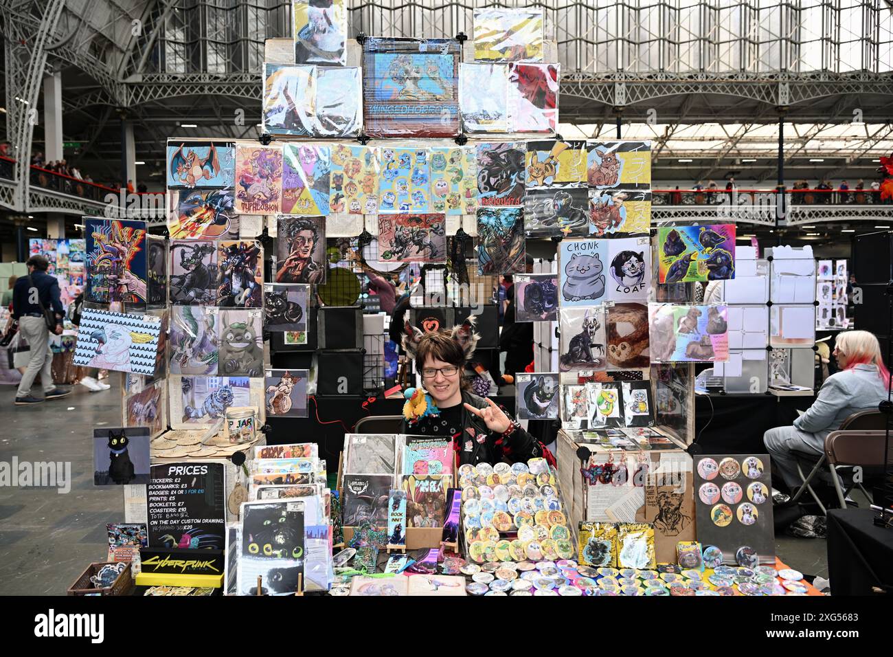 LONDON, UK. 6th July, 2024. The comic book creators were in person at ...