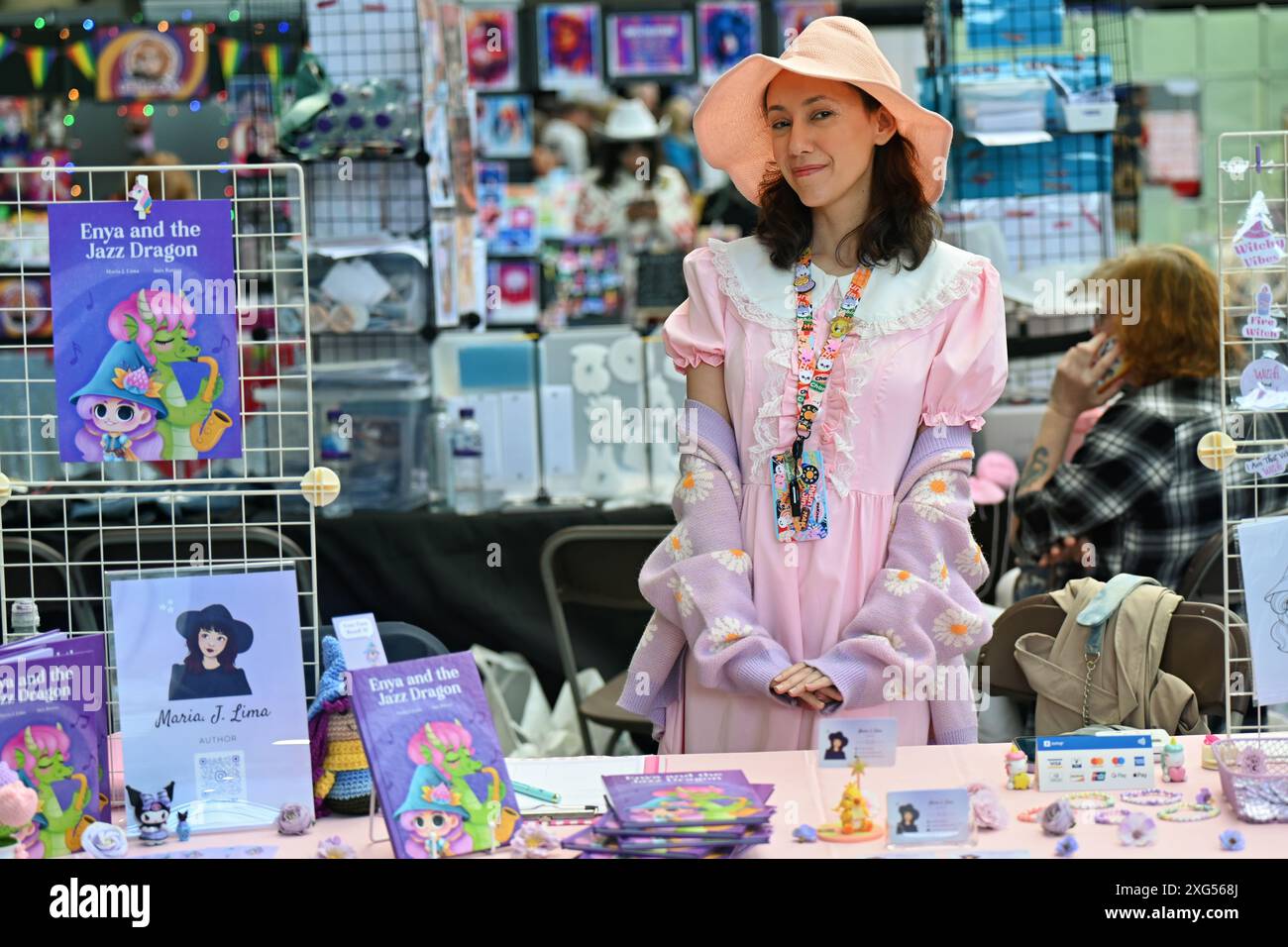LONDON, UK. 6th July, 2024. The comic book creators Enya and the Jazz ...