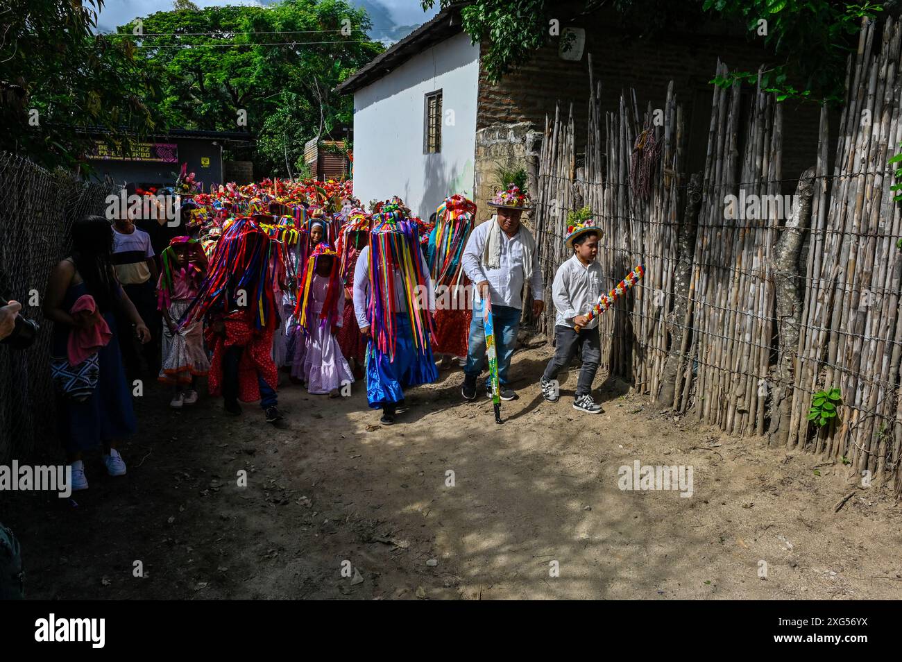 The indigenous Kankuamo community in Atánquez, located in the Cesar ...