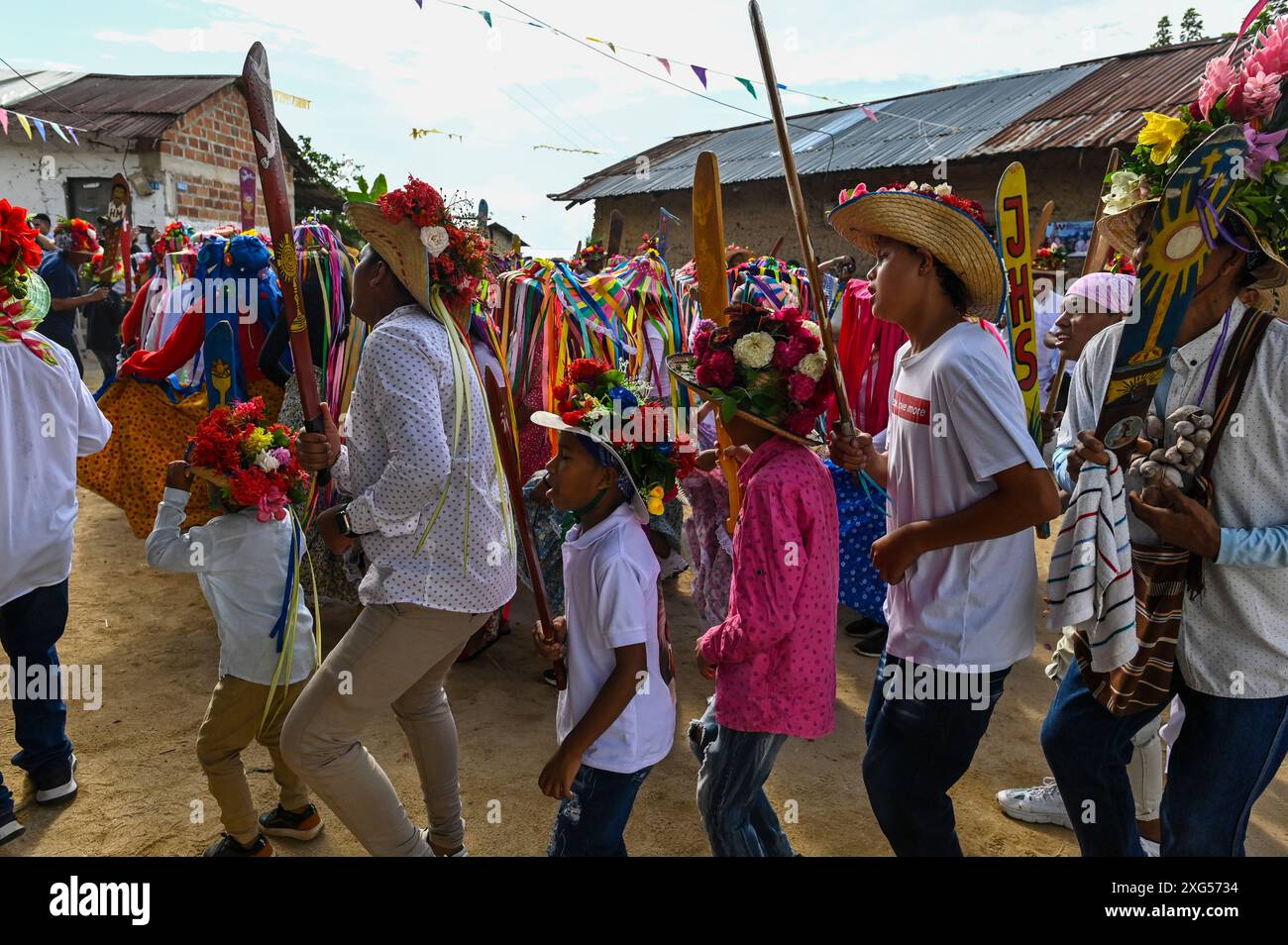 The indigenous Kankuamo community in Atánquez, located in the Cesar ...