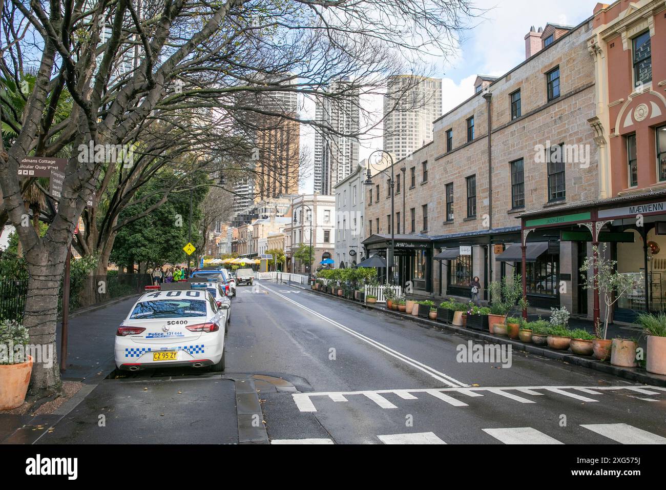 Historic The Rocks precinct of Sydney dating back to colonial ...