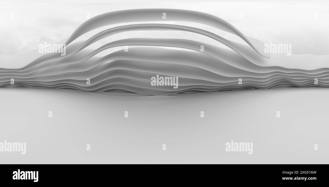 Abstract white fabric texture 360 panorama vr environment map Stock ...