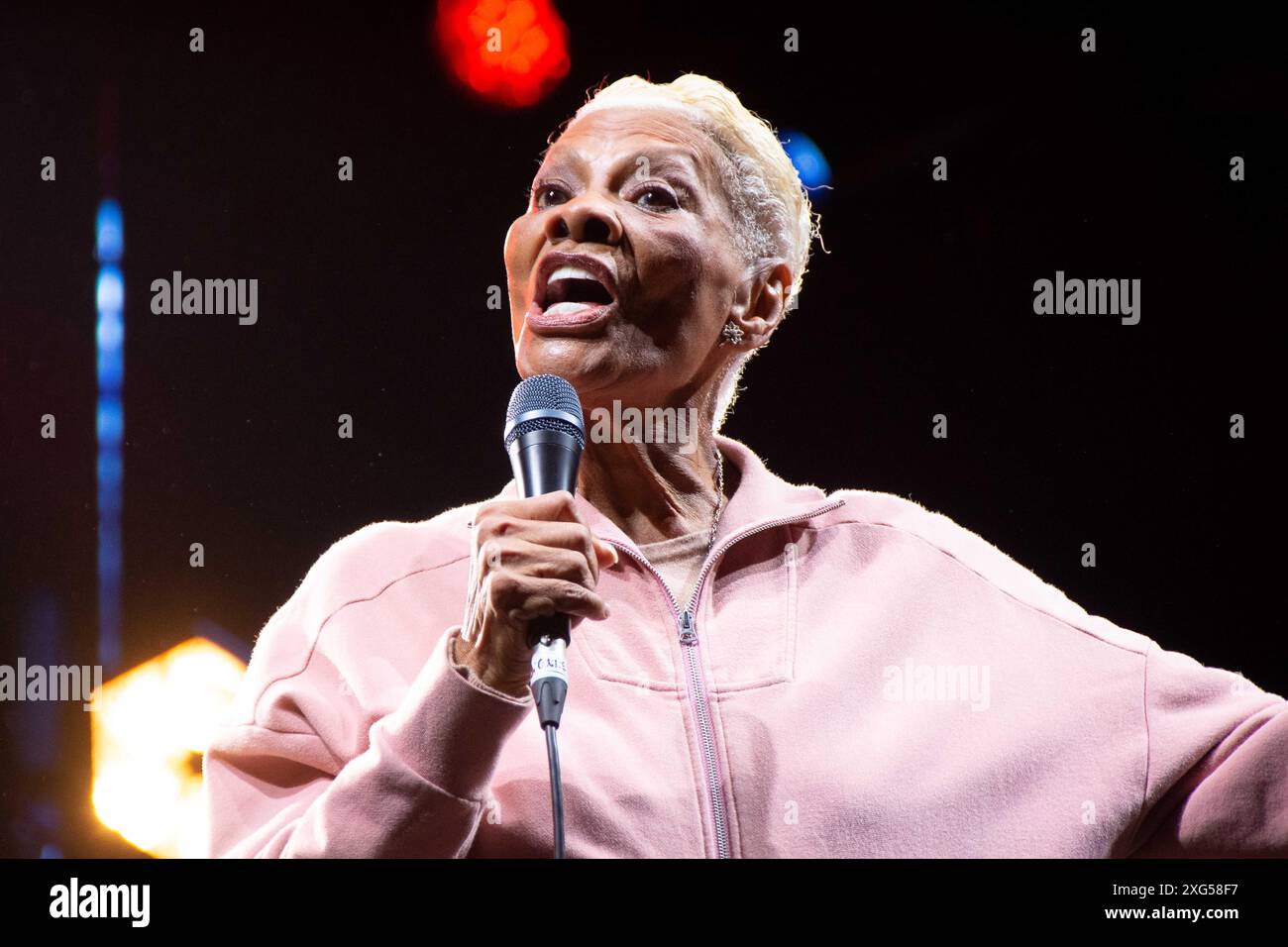 Brighton, East Sussex, UK. 6th July, 2024. Dionne Warwick, singing ...