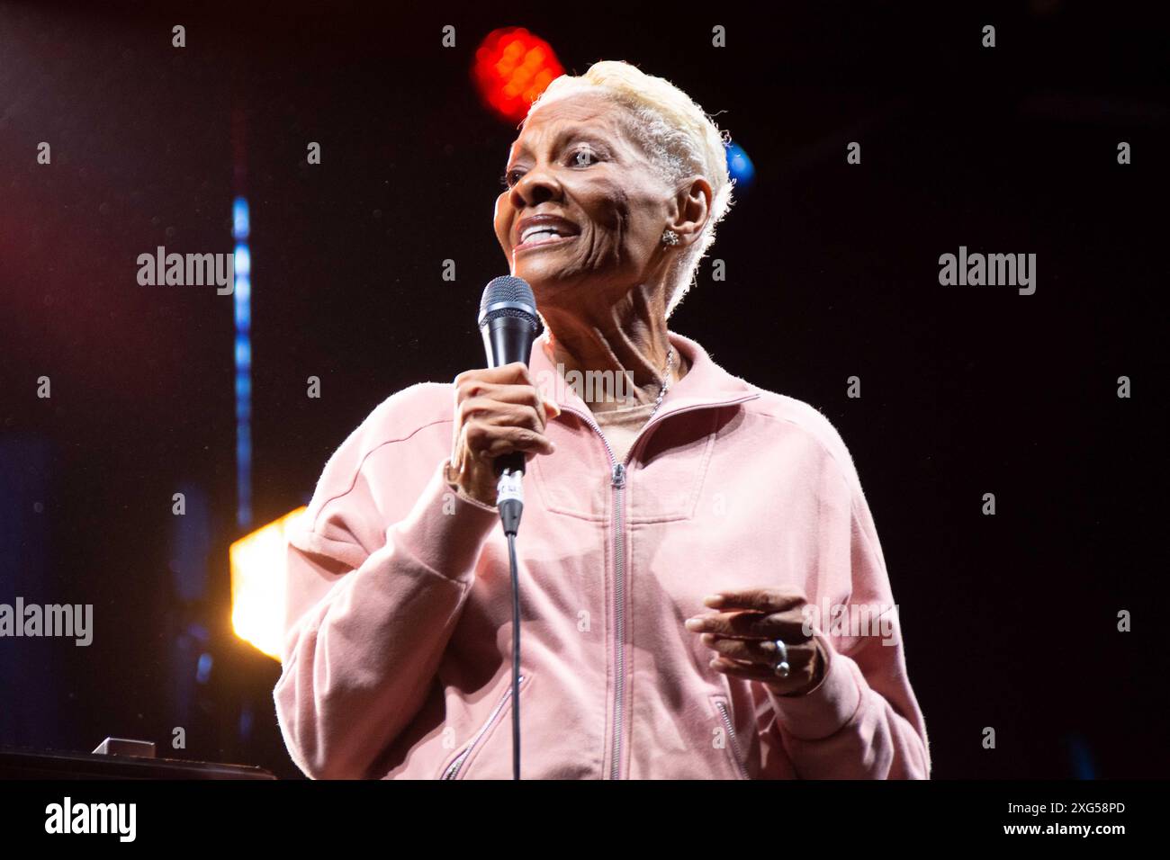Brighton, East Sussex, UK. 6th July, 2024. Dionne Warwick, singing ...
