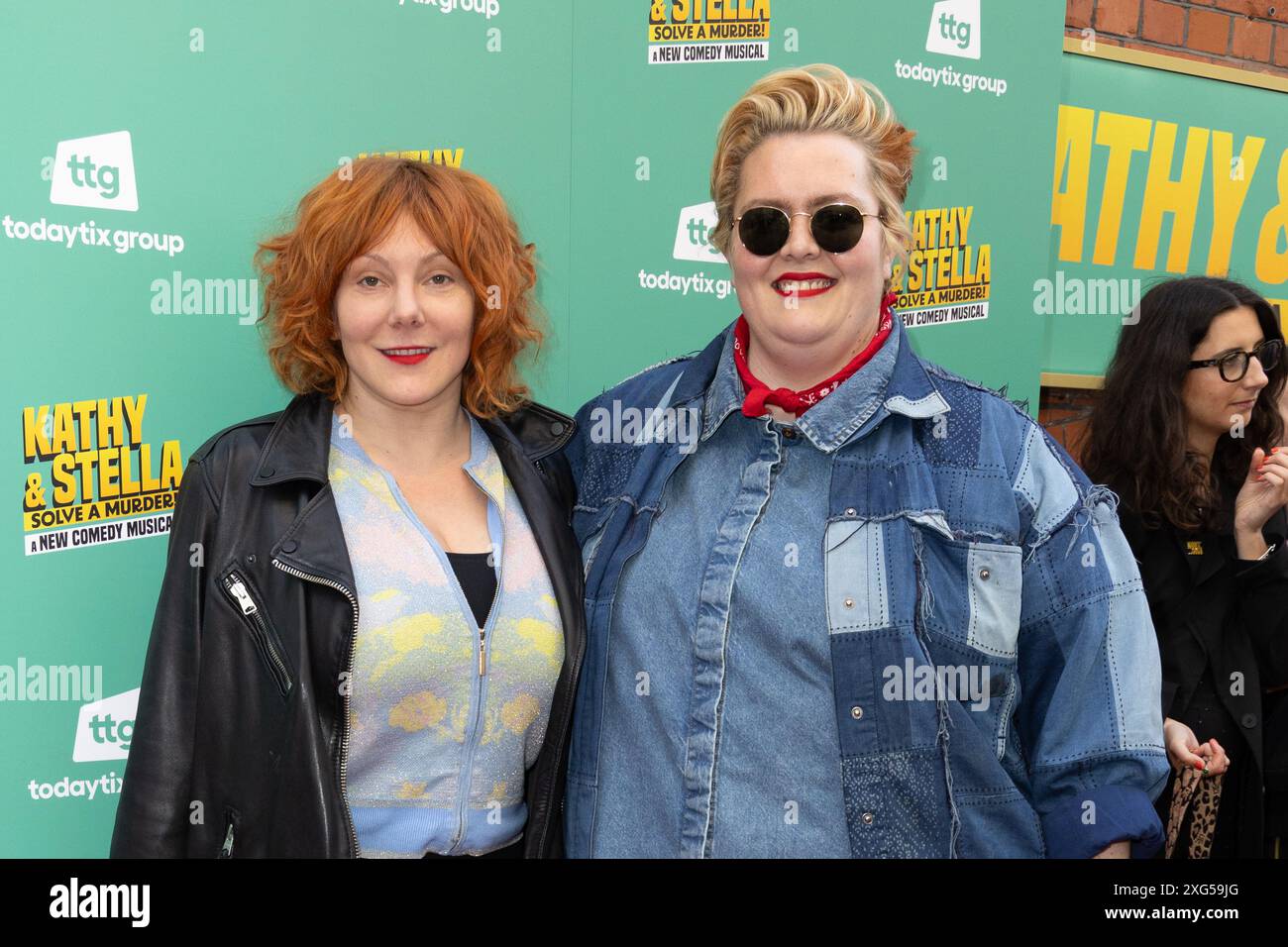 Guests attend Kathy and Stella Solve a Murder!' press night Featuring ...