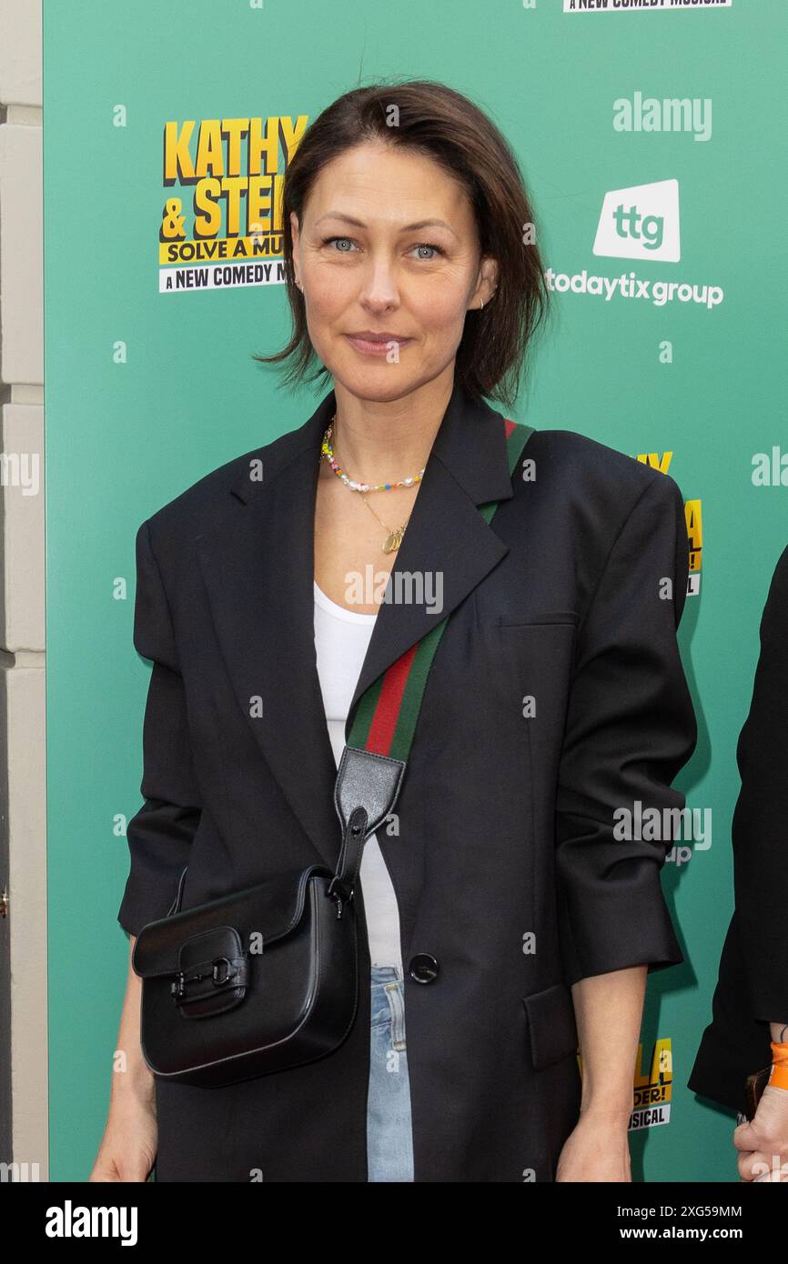 Guests attend Kathy and Stella Solve a Murder!' press night Featuring ...