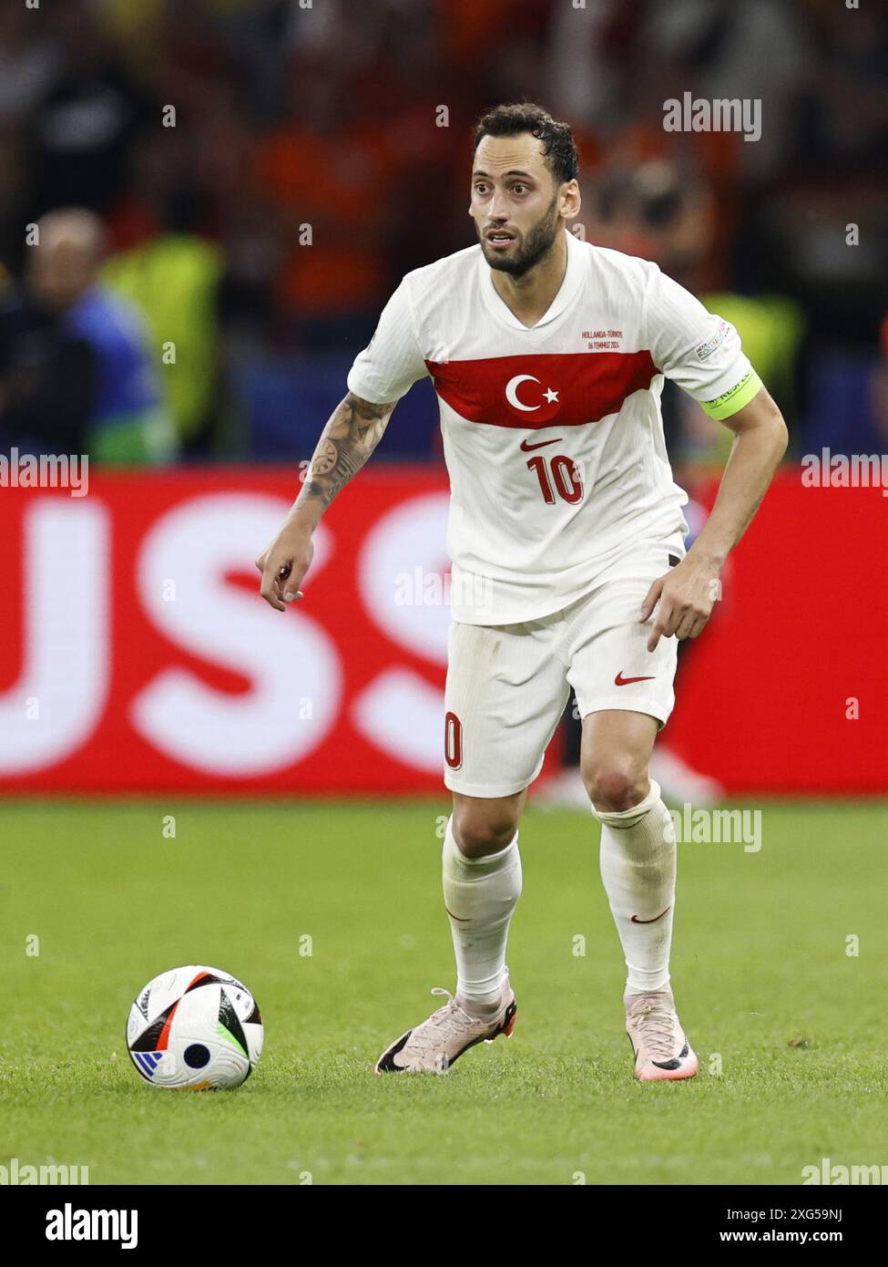 BERLIN - Hakan Calhanoglu of Turkey during the UEFA EURO 2024 quarter ...