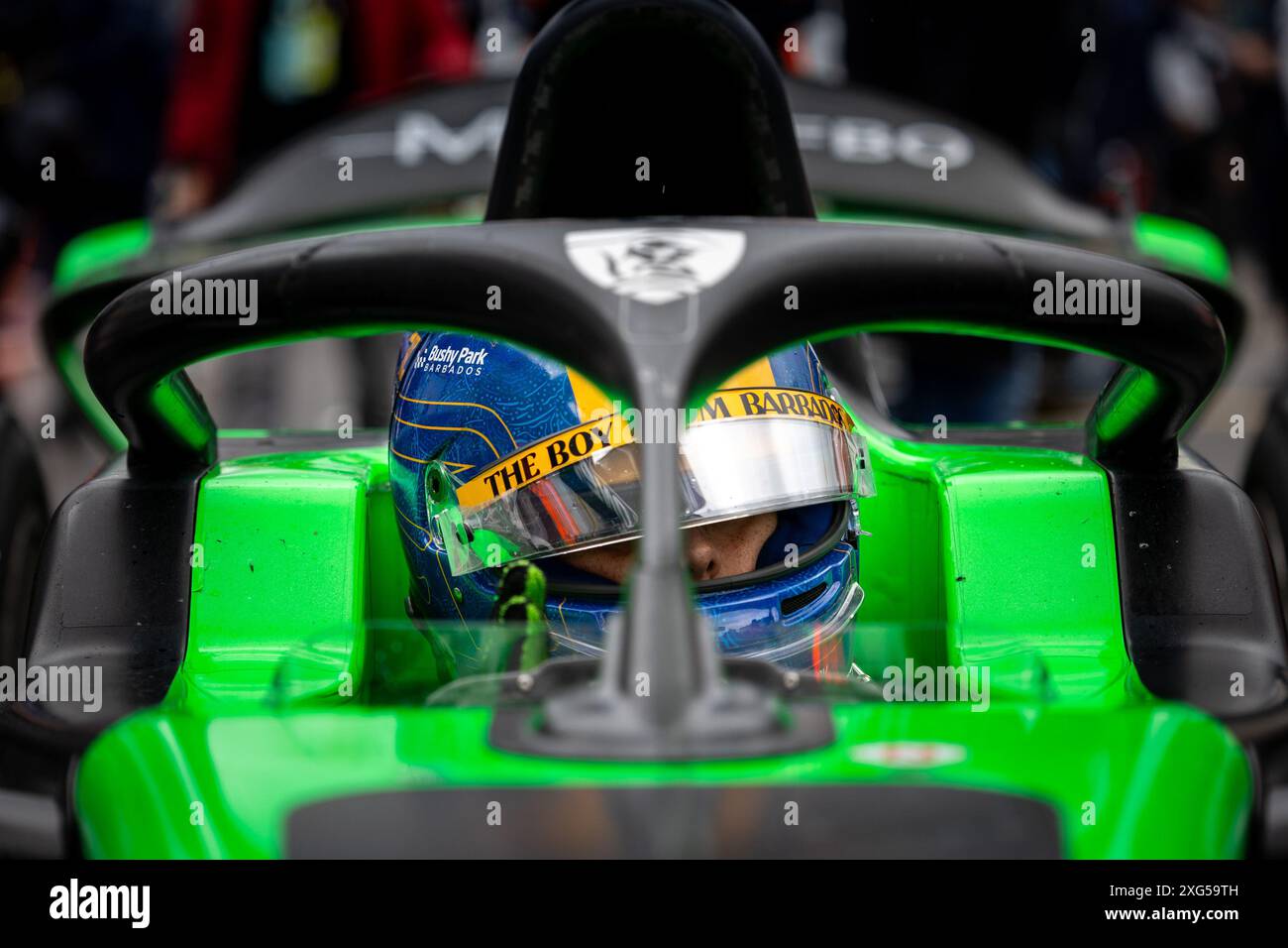MALONY Zane (bar), Rodin Motorsport, Dallara F2 2024, portrait during ...