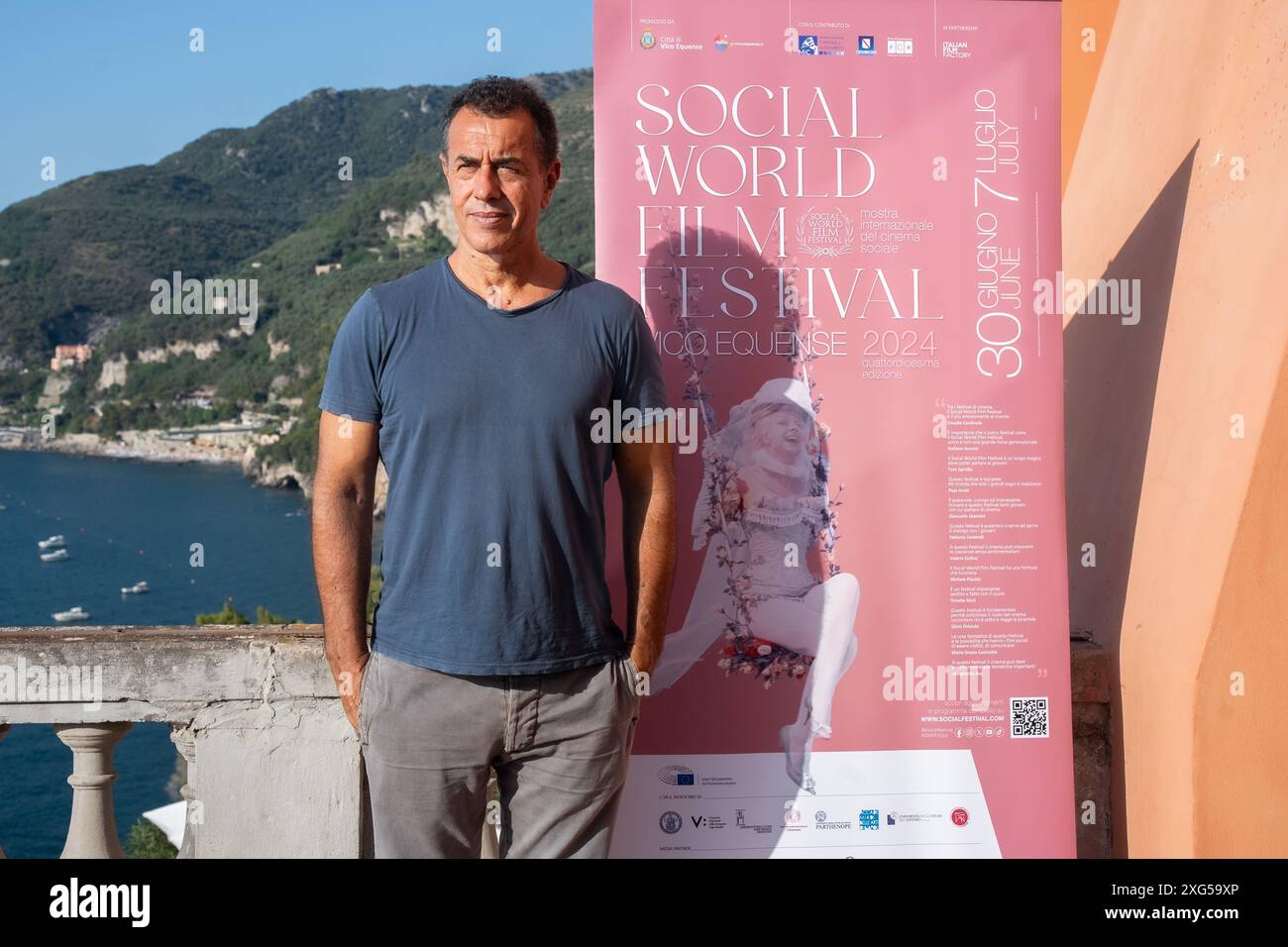 Vico Equense, Italy. 6th July 2024. SOCIAL WORLD FILM FESTIVAL 2024 ...
