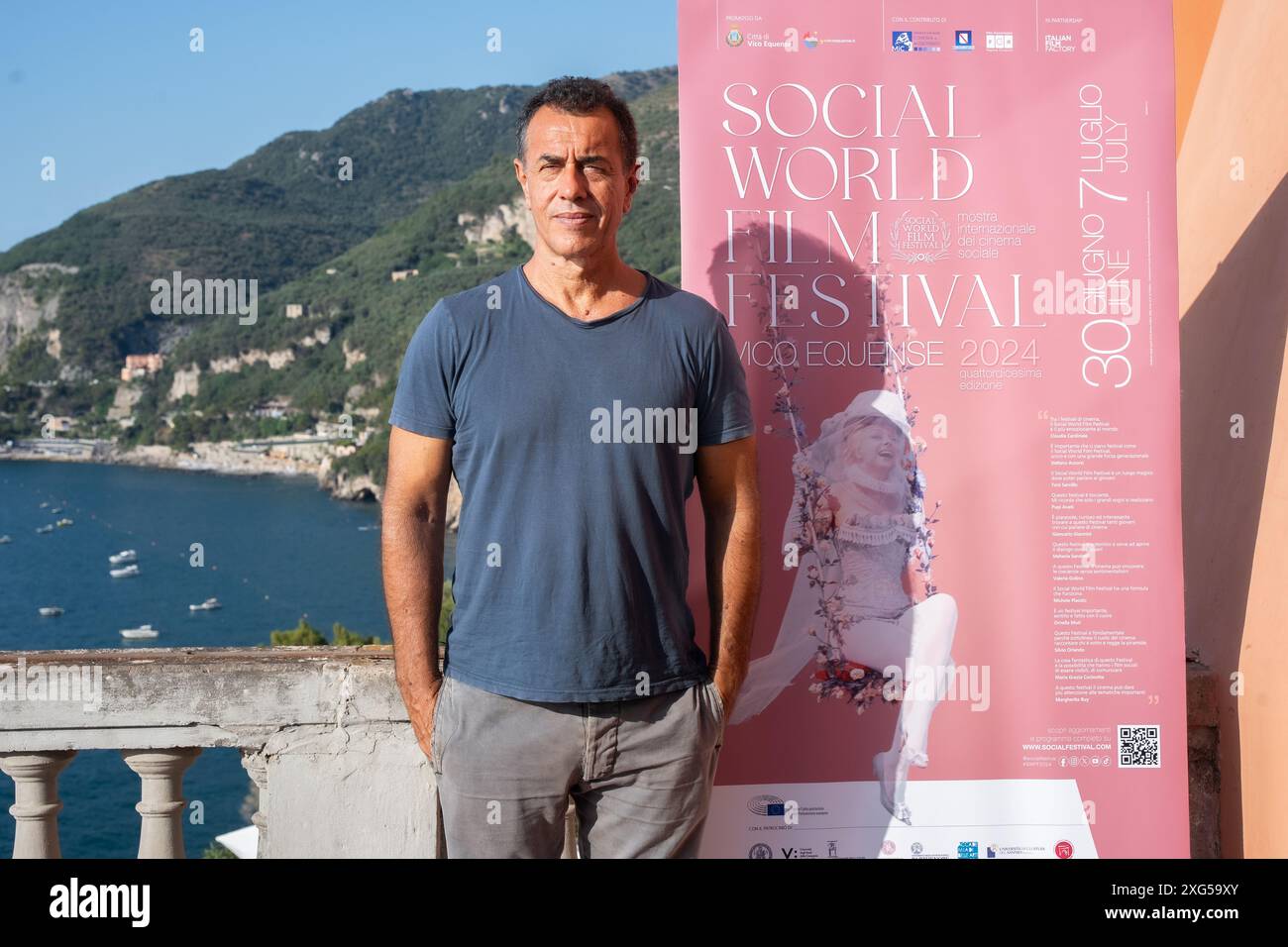 Vico Equense, Italy. 6th July 2024. SOCIAL WORLD FILM FESTIVAL 2024 ...
