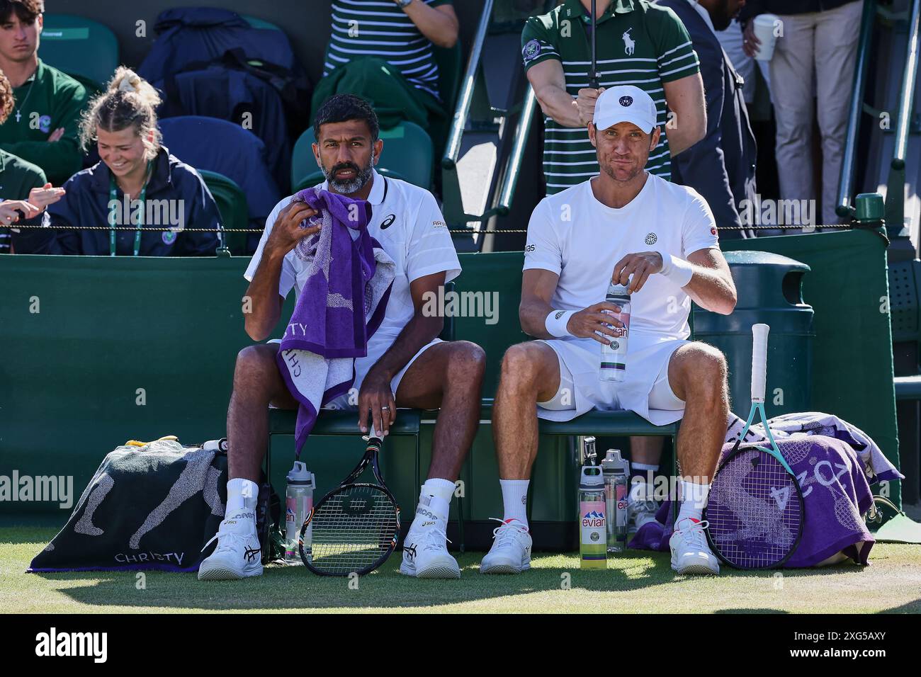 London, London, Great Britain. 6th July, 2024. Rohan Bopanna (IND ...